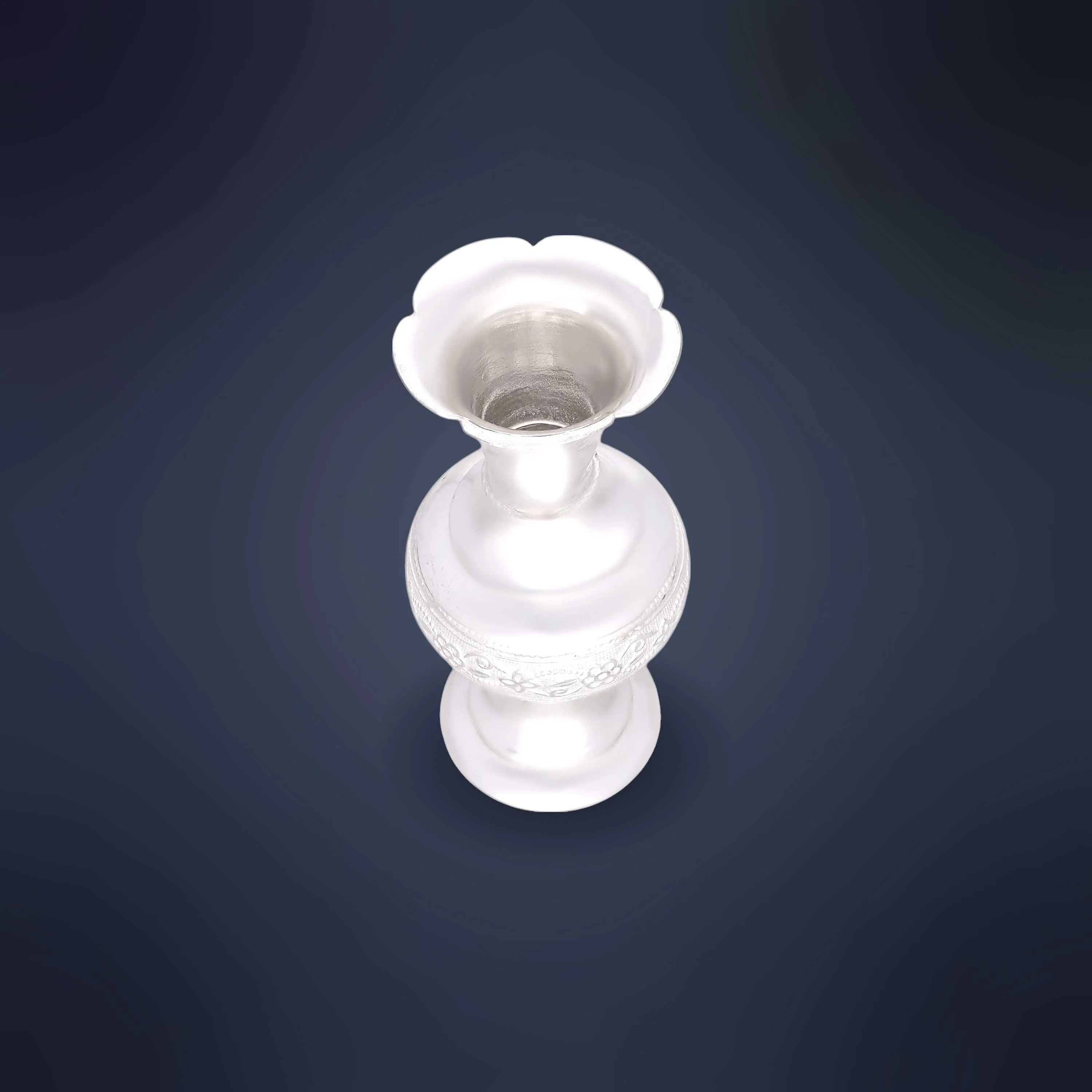 One Of Its Kind Finely Detailed Silver Kalasam Chombu