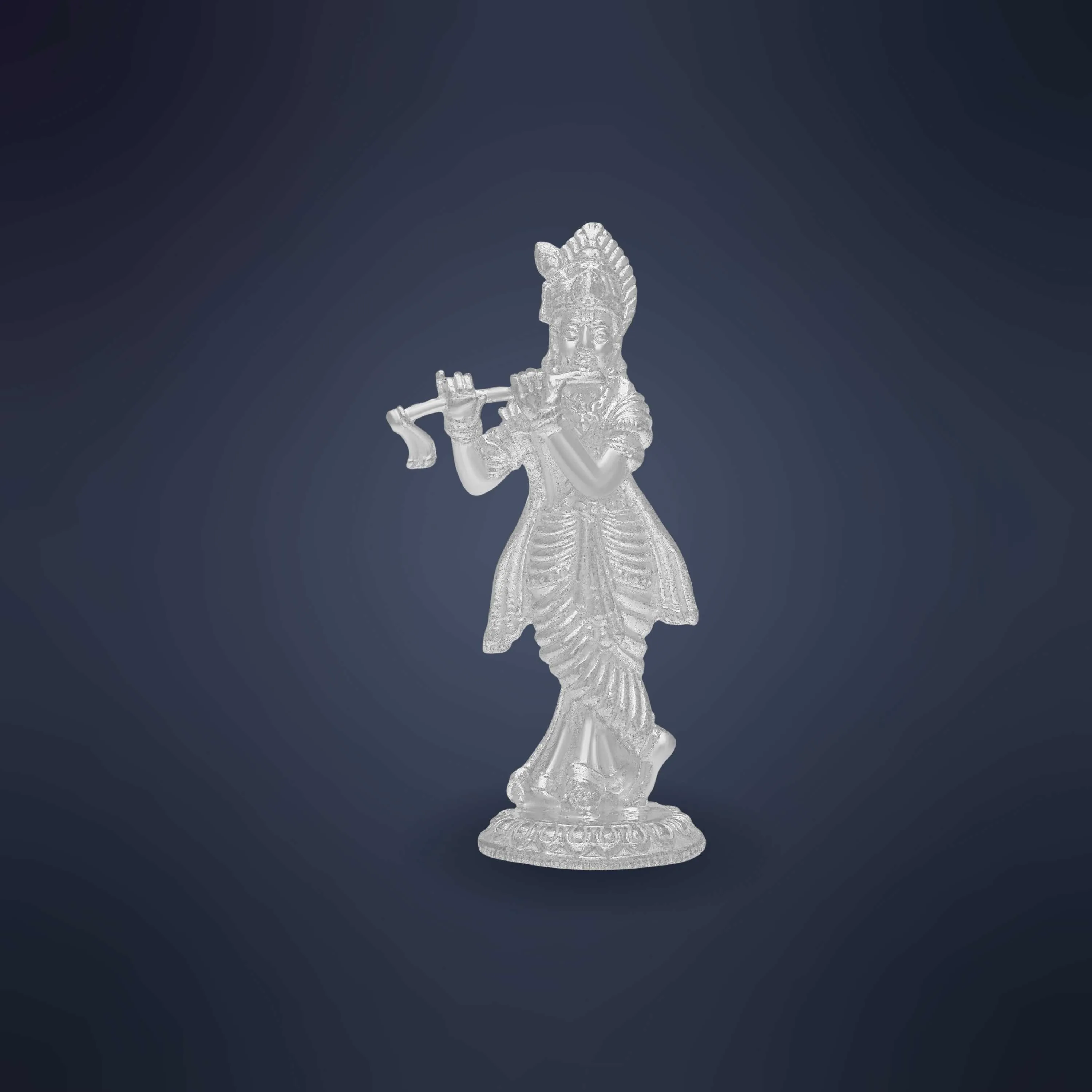 Traditionally Crafted Silver Vigraha