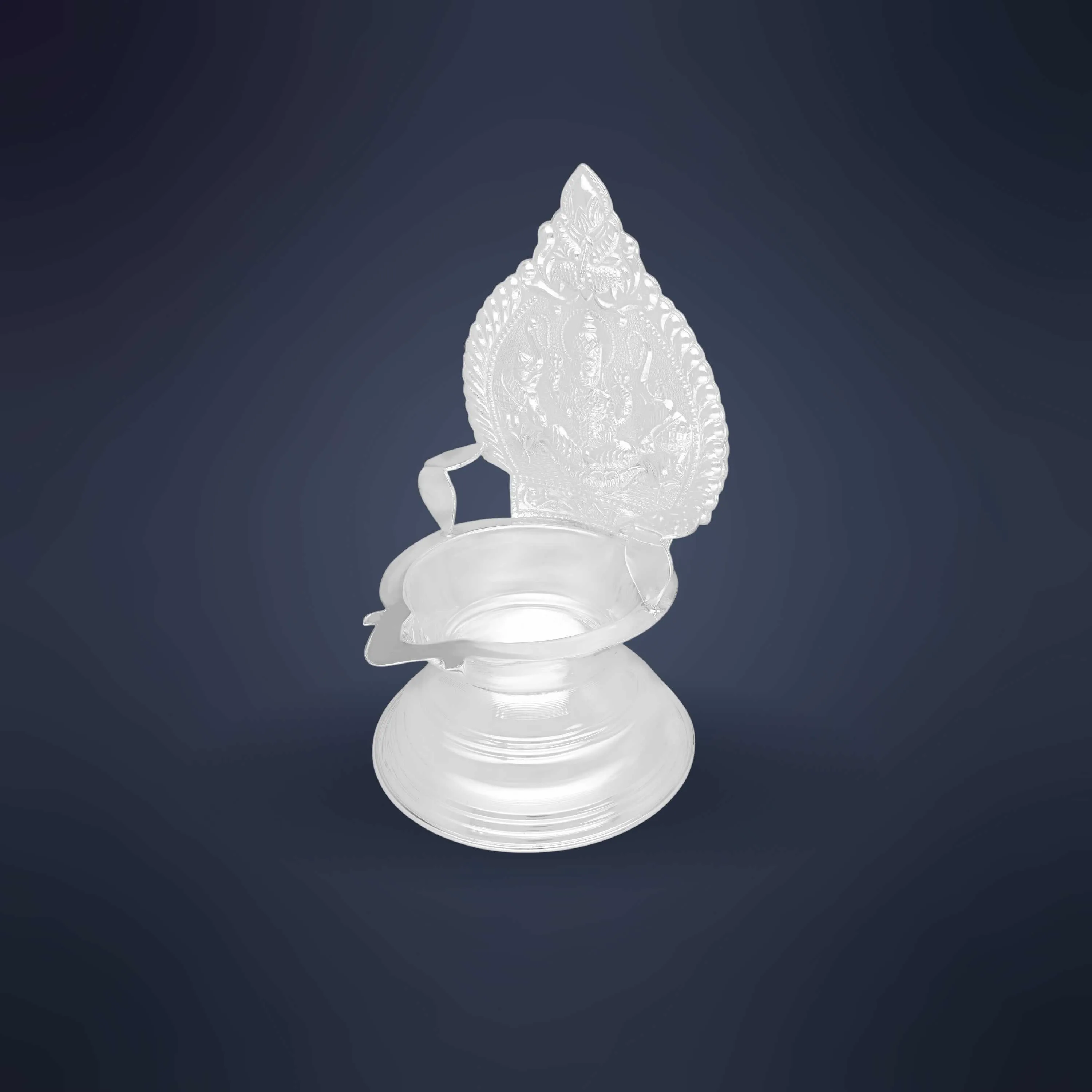 Purely Divine Silver Pooja Lamp