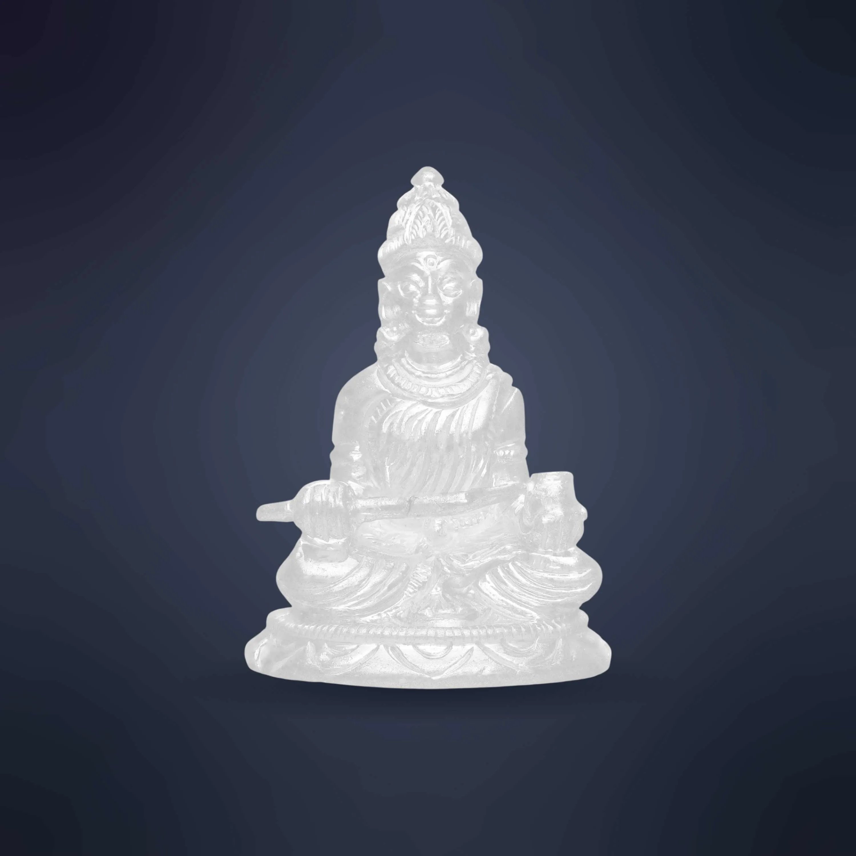 Detailed And Crafted Silver Annapoorneshwari Idol