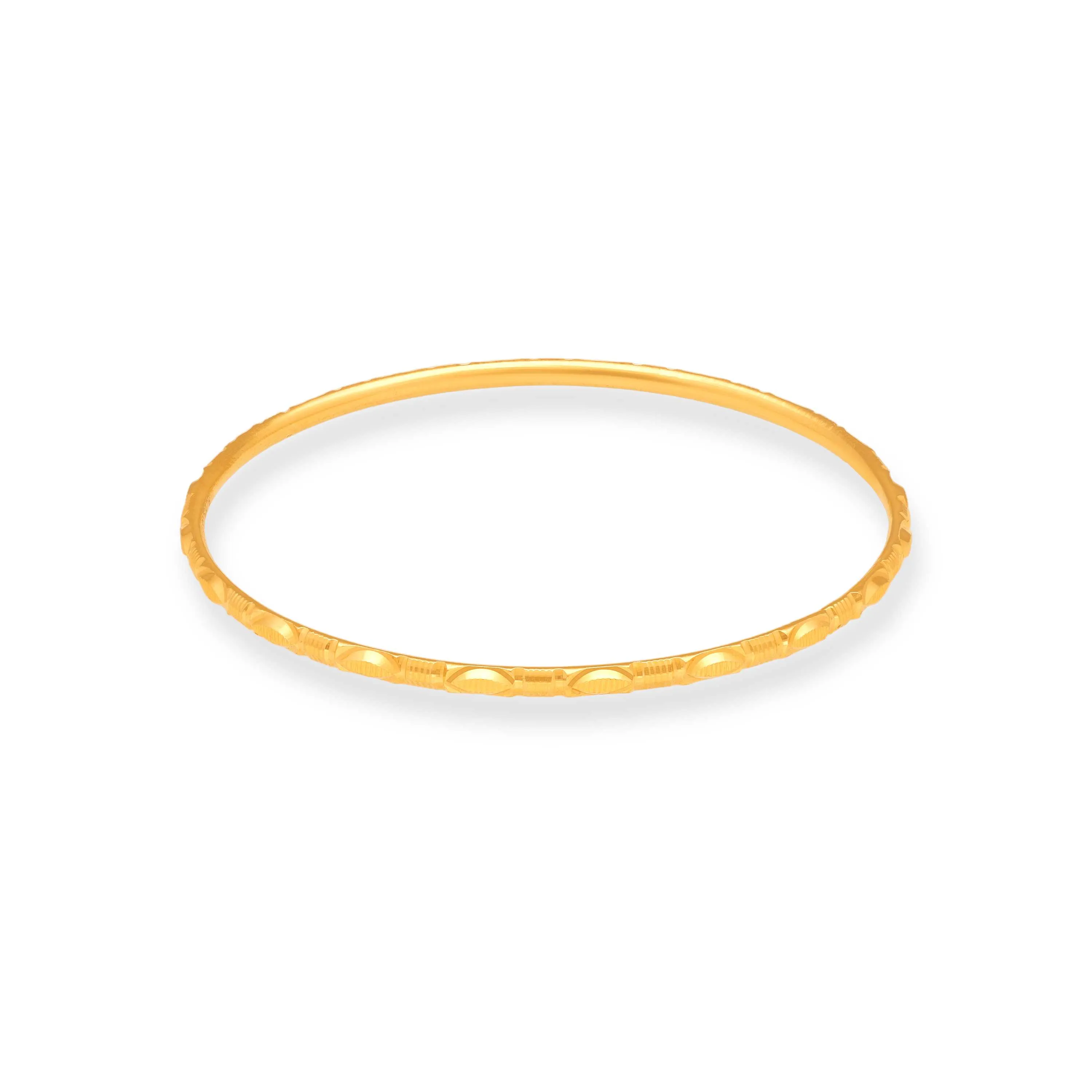 Classic Intricately Crafted 22KT Gold Party Wear Bangle
