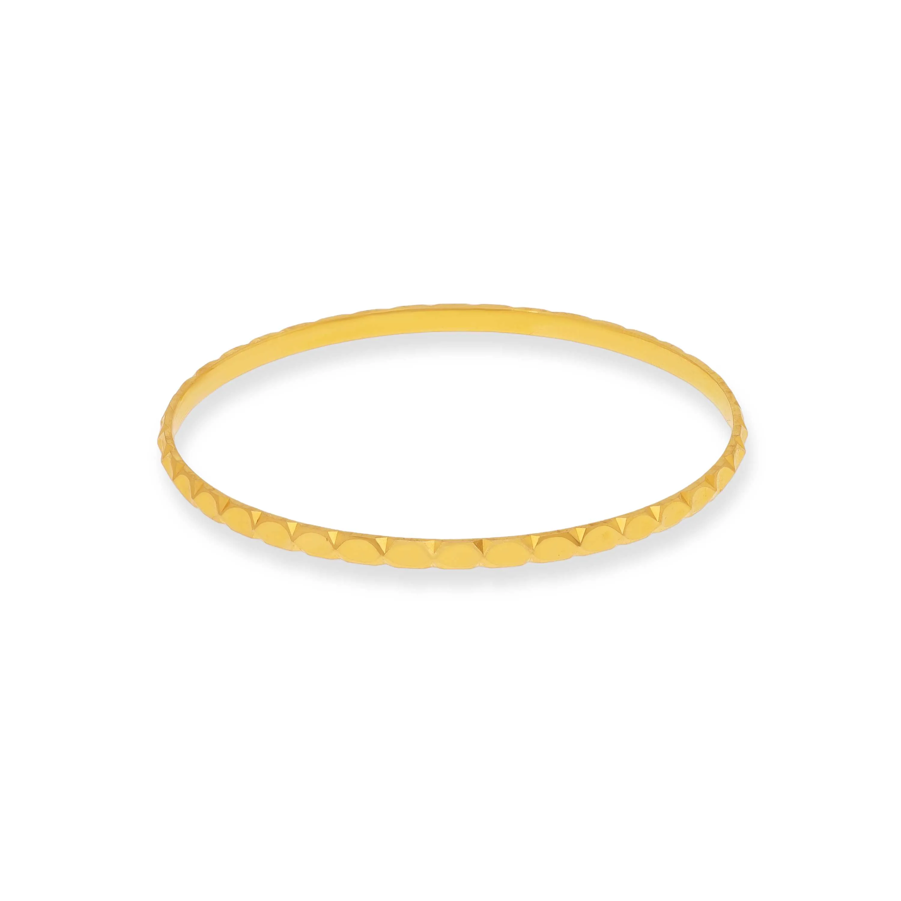 Classic Intricately Crafted And Detailed 22KT Gold Bangles