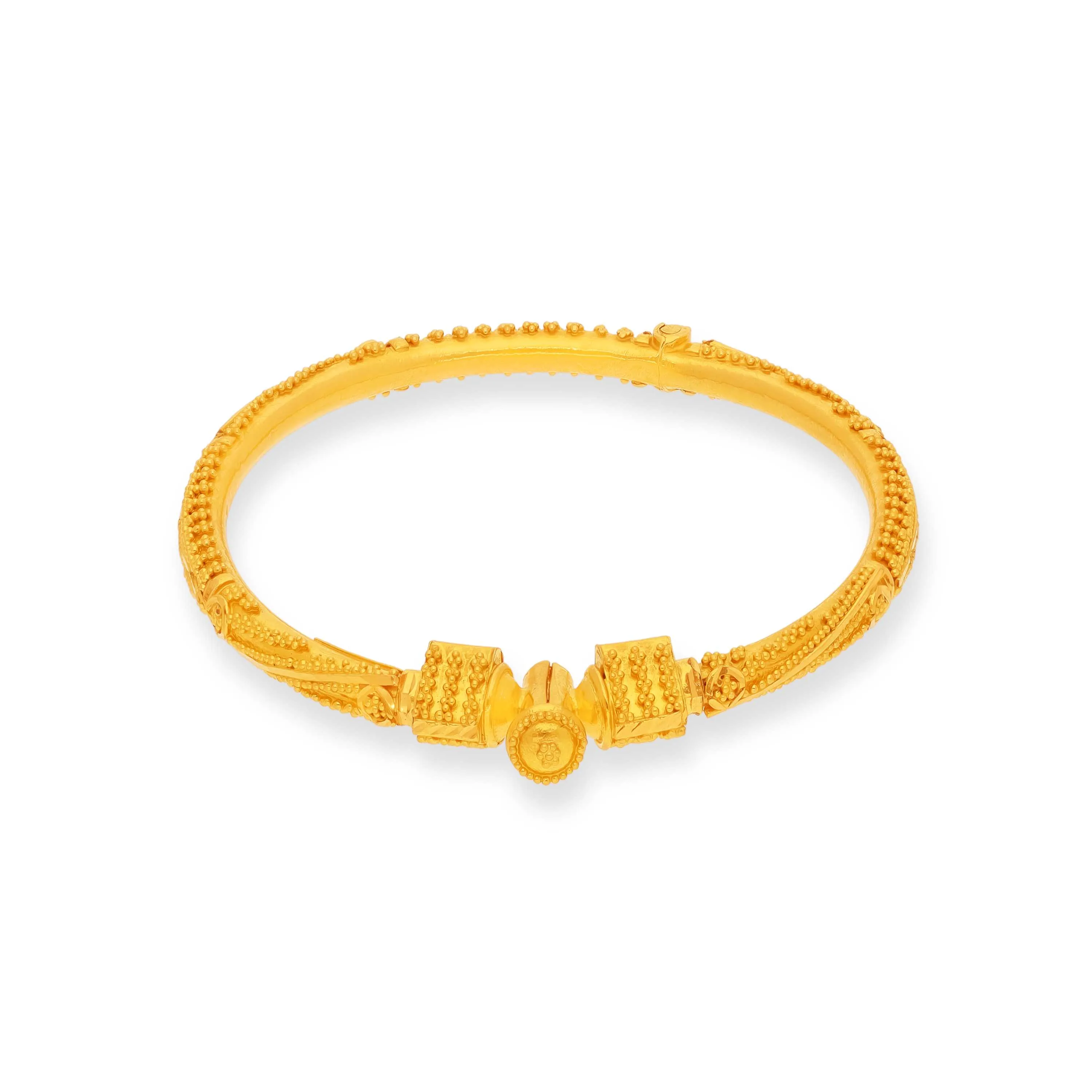 Finely Detailed 22KT Gold Bangle