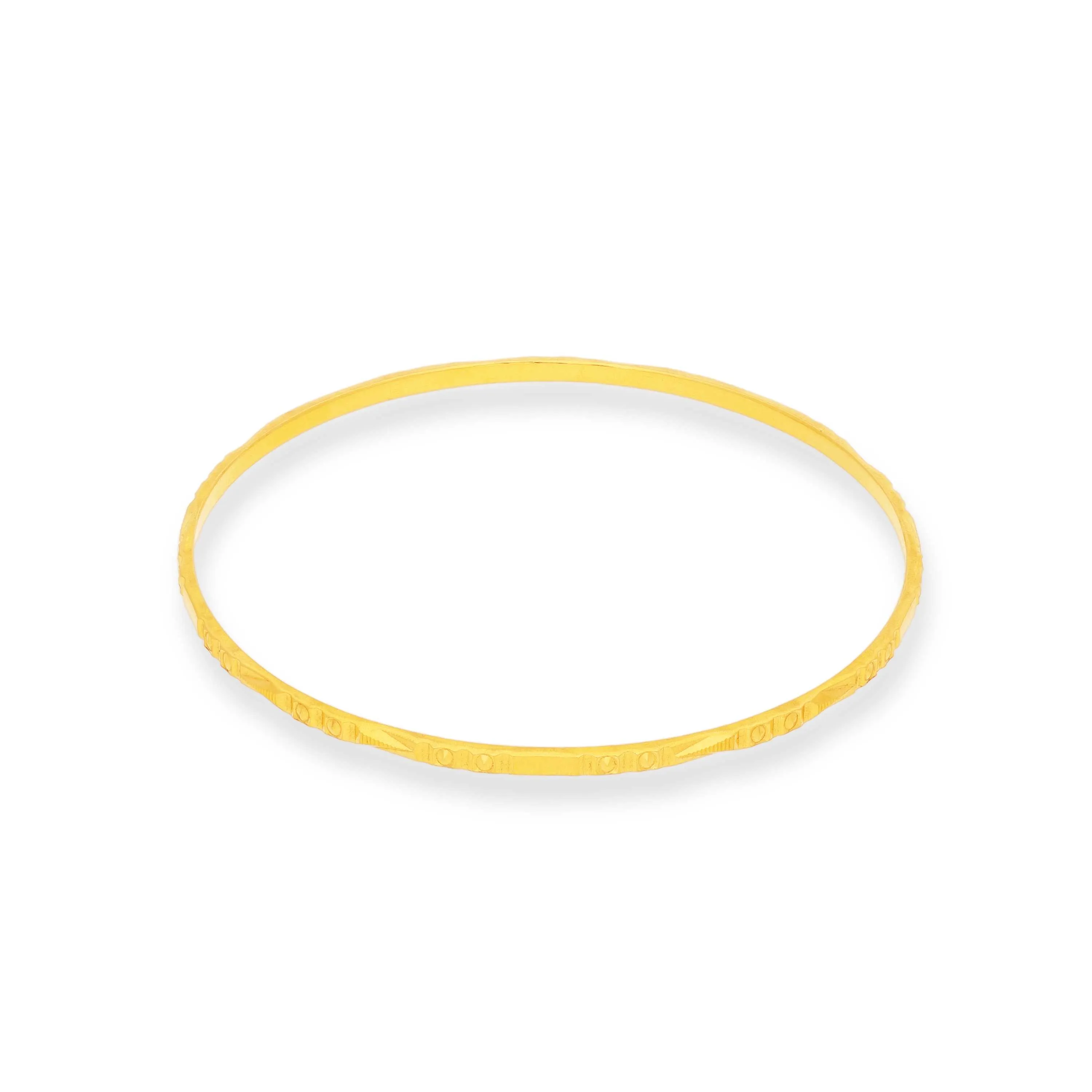 Classic Finely Detailed And Crafted 22KT Gold Bangles