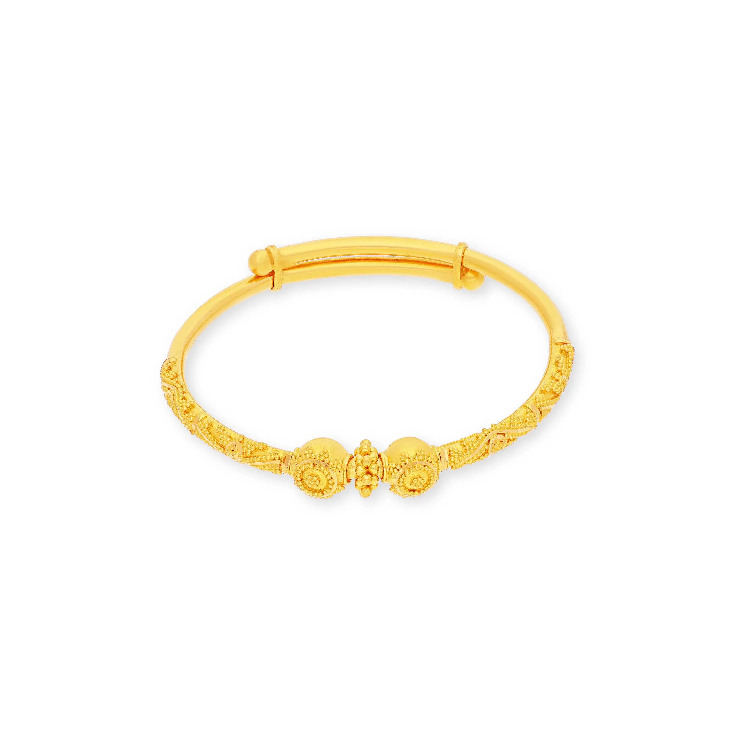 Finely Detailed 22KT Gold Bangle