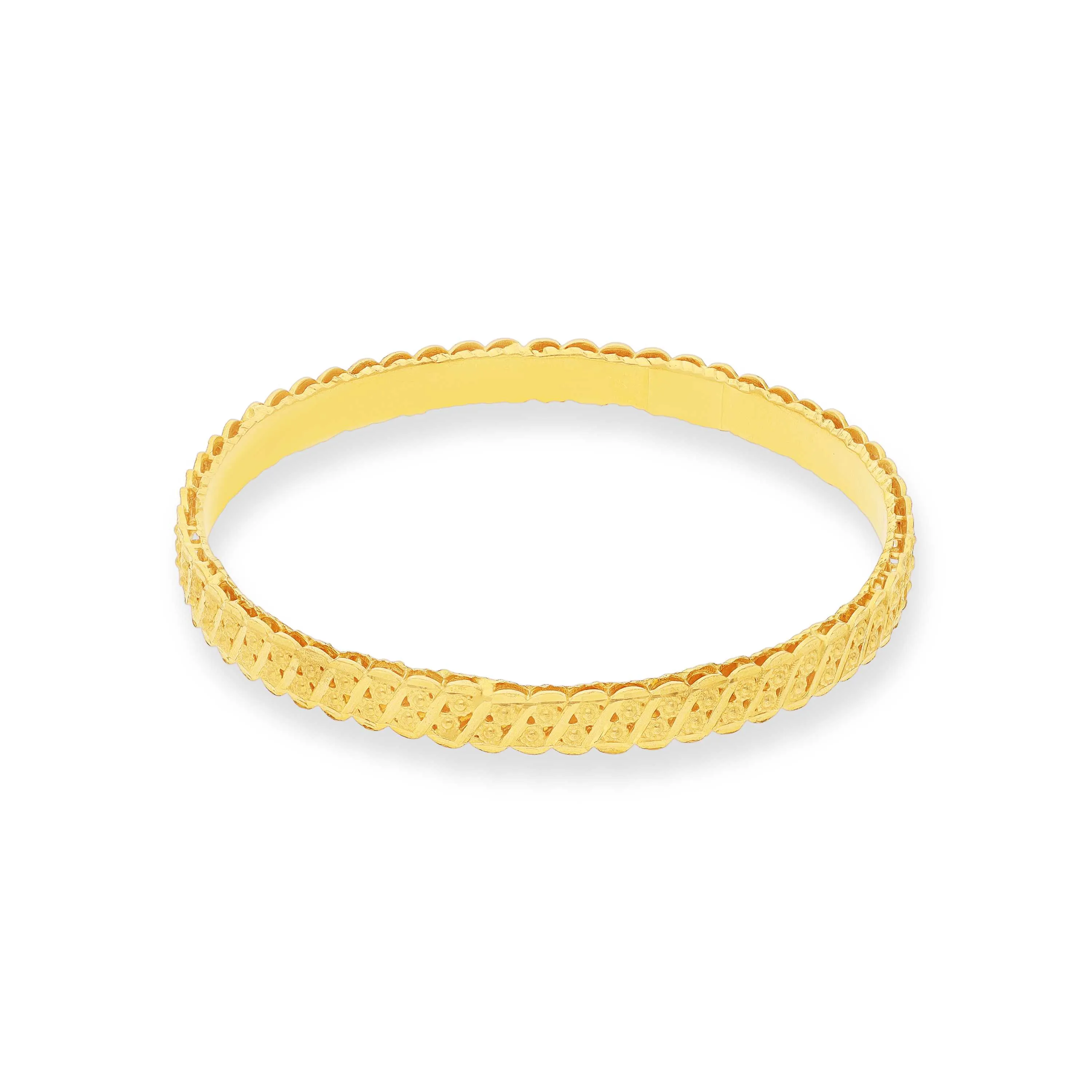 Detailed And Crafted 22KT Gold Bangles