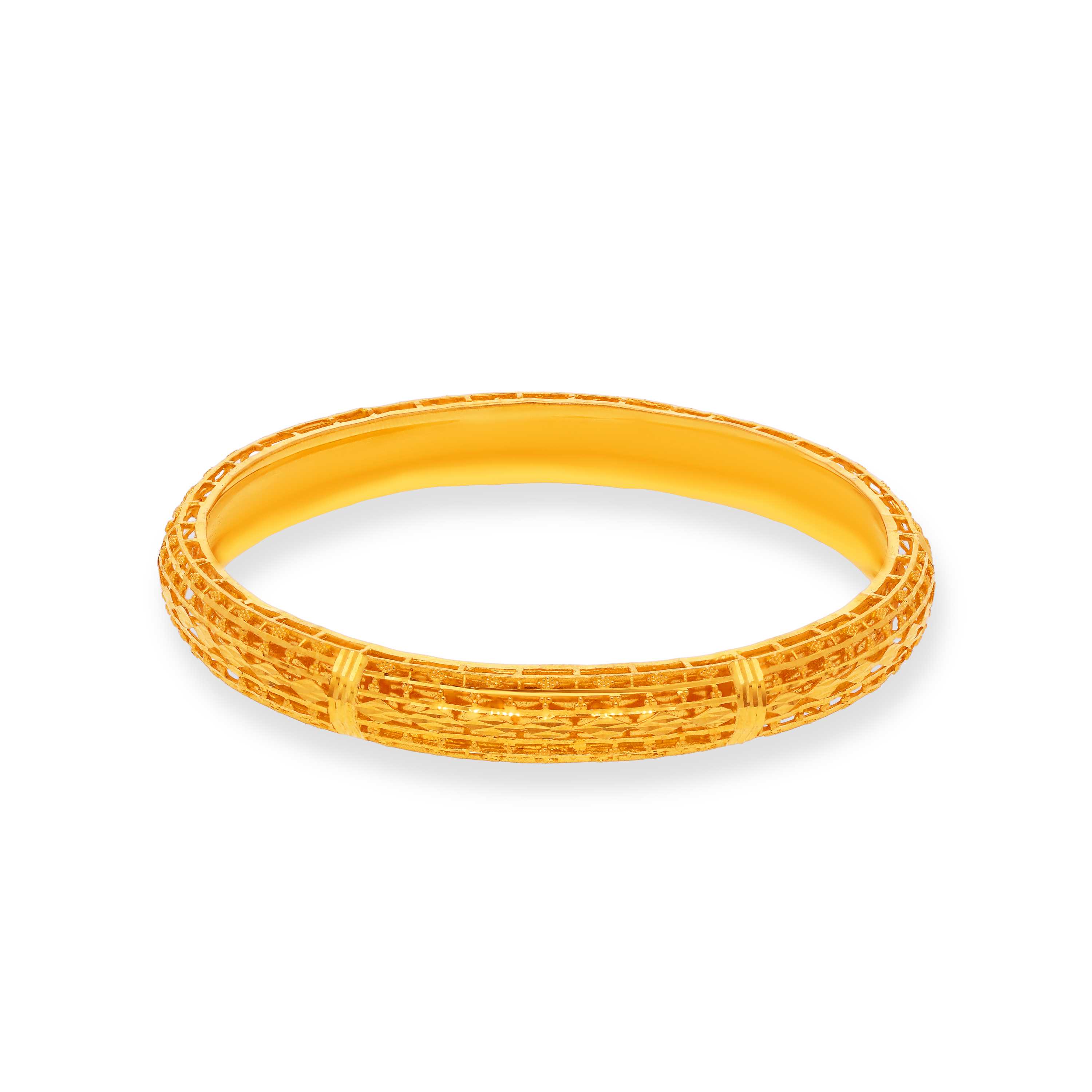 Gorgeously Detailed And Crafted 22KT Gold Dubai Bangles