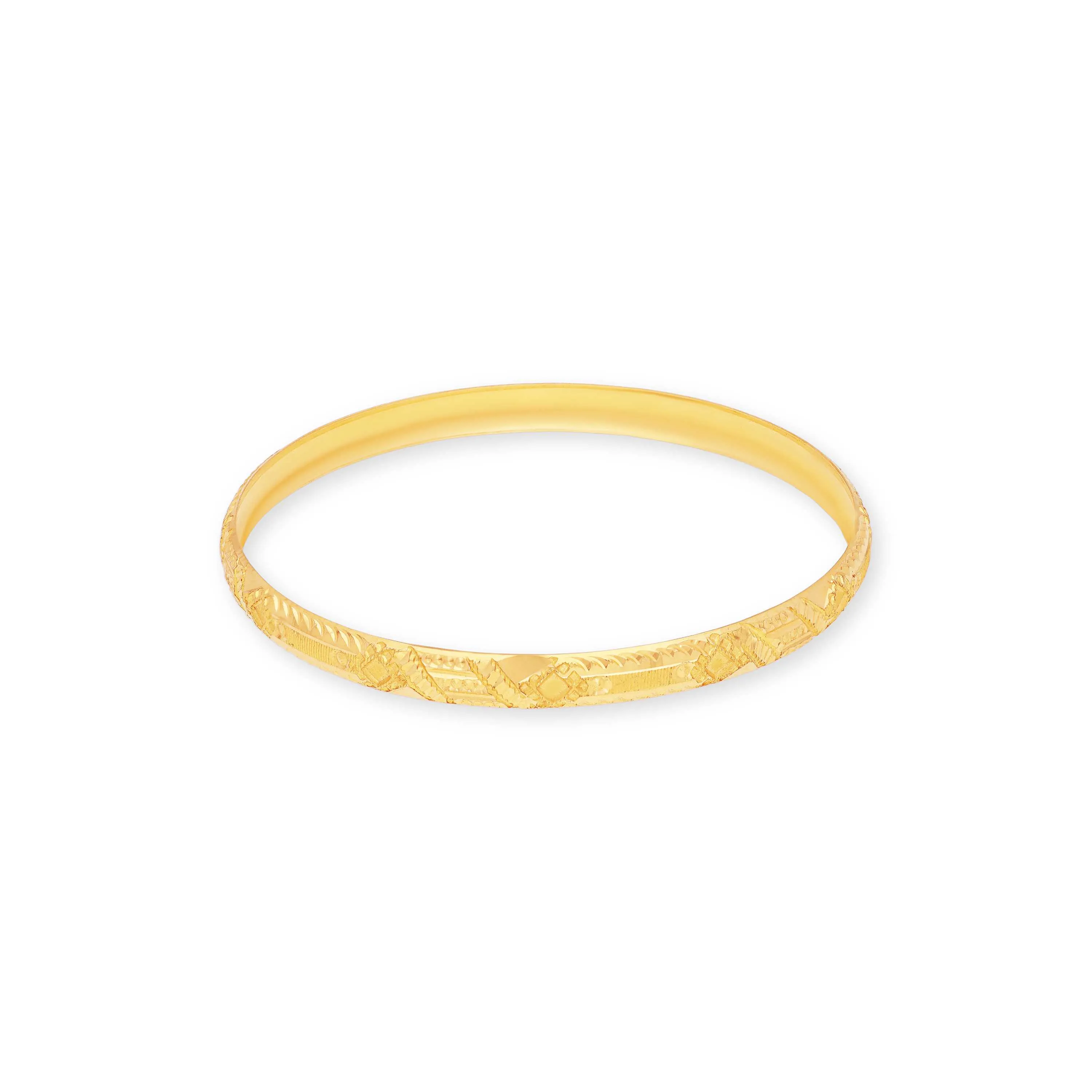 Detailed And Crafted 22KT Gold Bangles