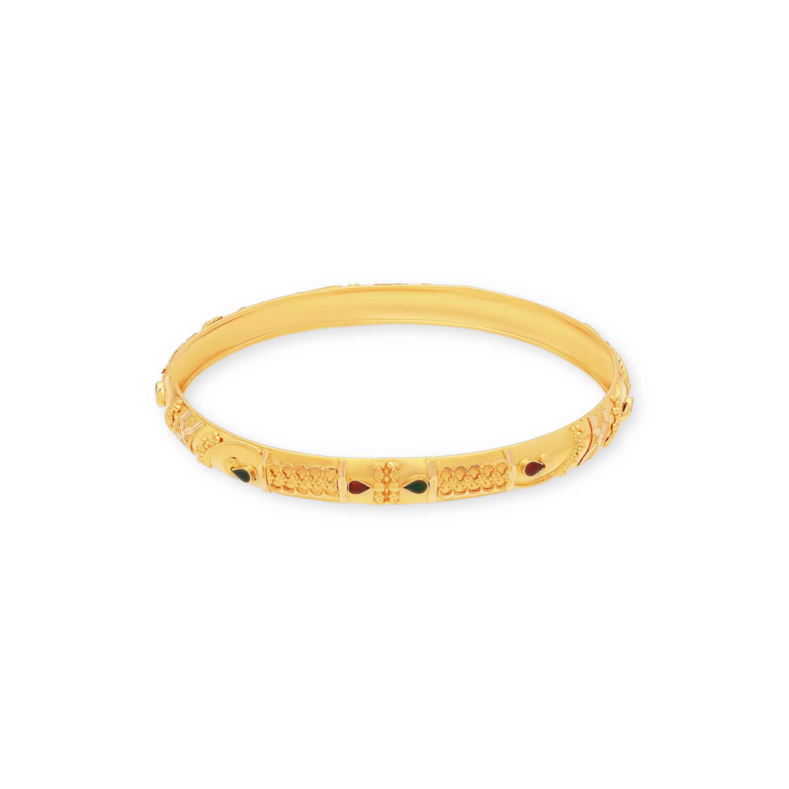 Gorgeously Detailed 22KT Gold Bangle