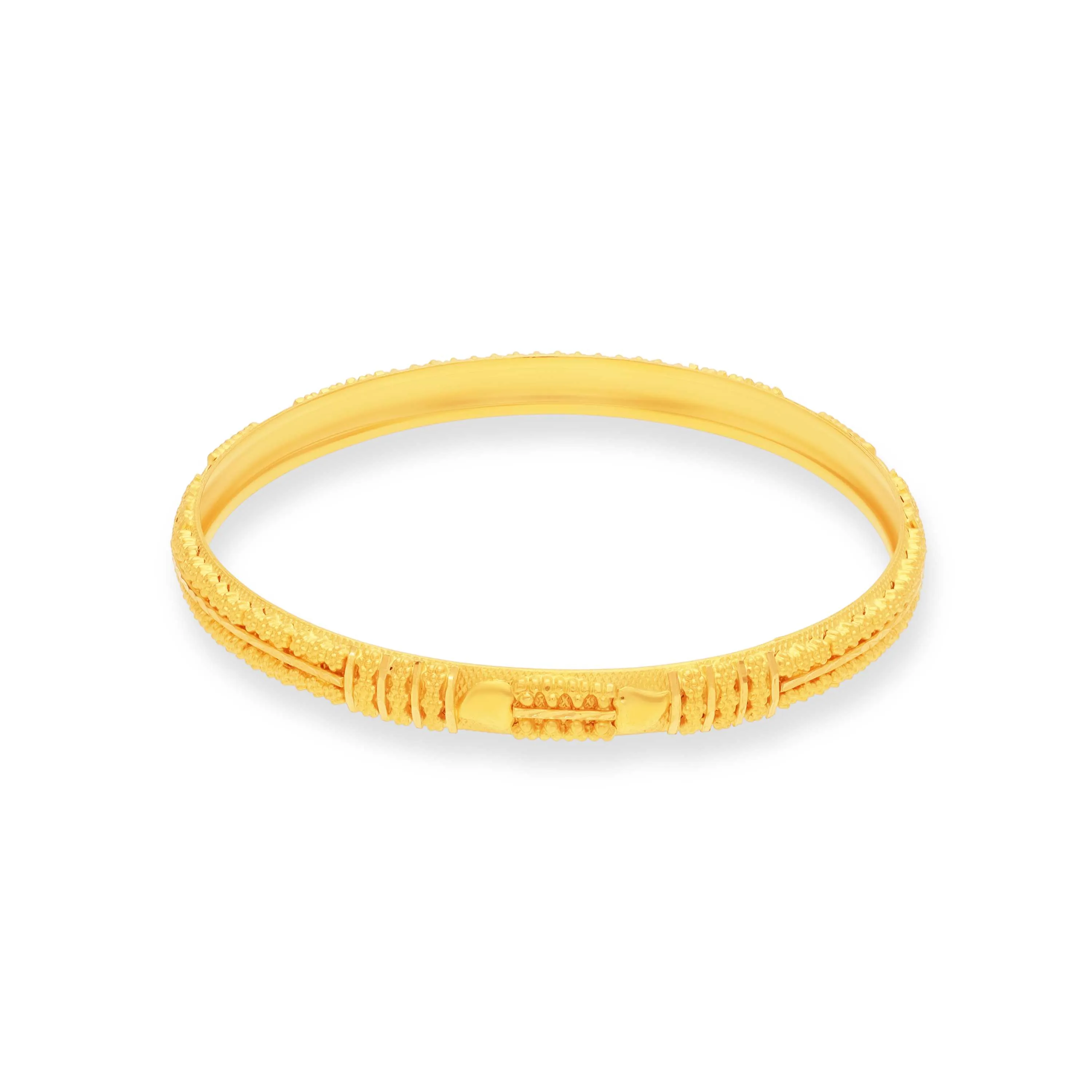 Classic Finely Detailed And Crafted 22KT Gold Bangles