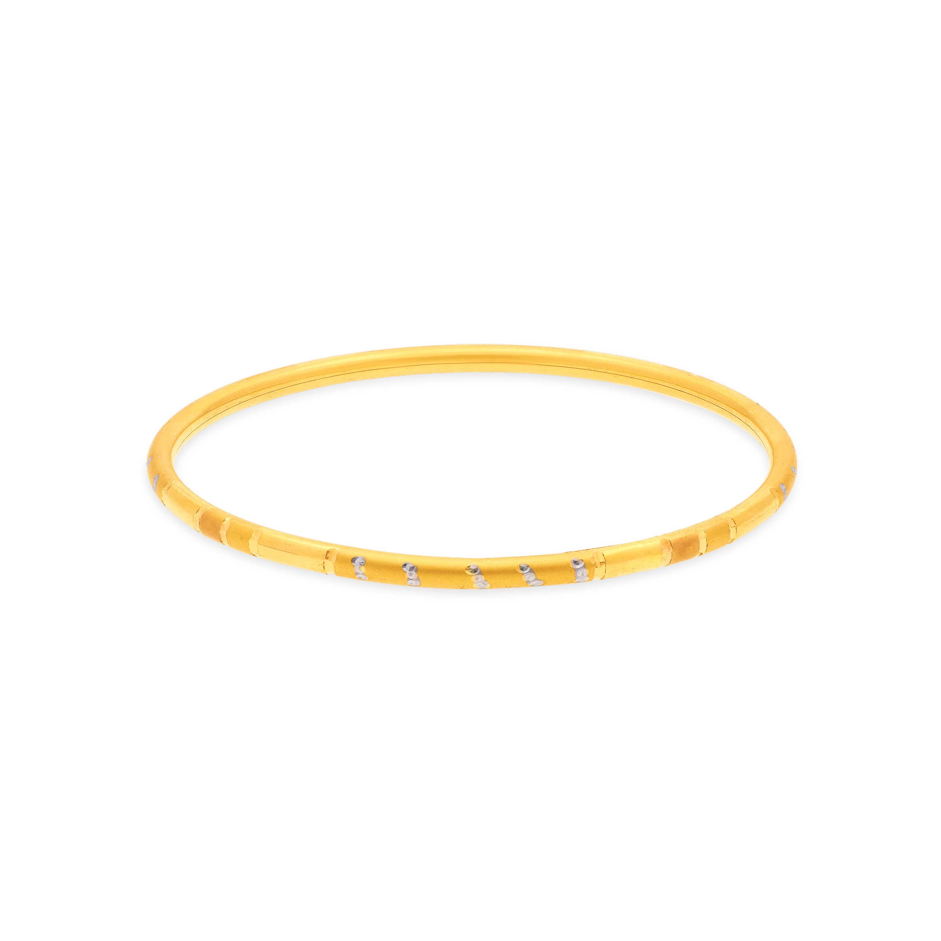 Classic Bombay Pattern 22KT Gold Bangles For Women