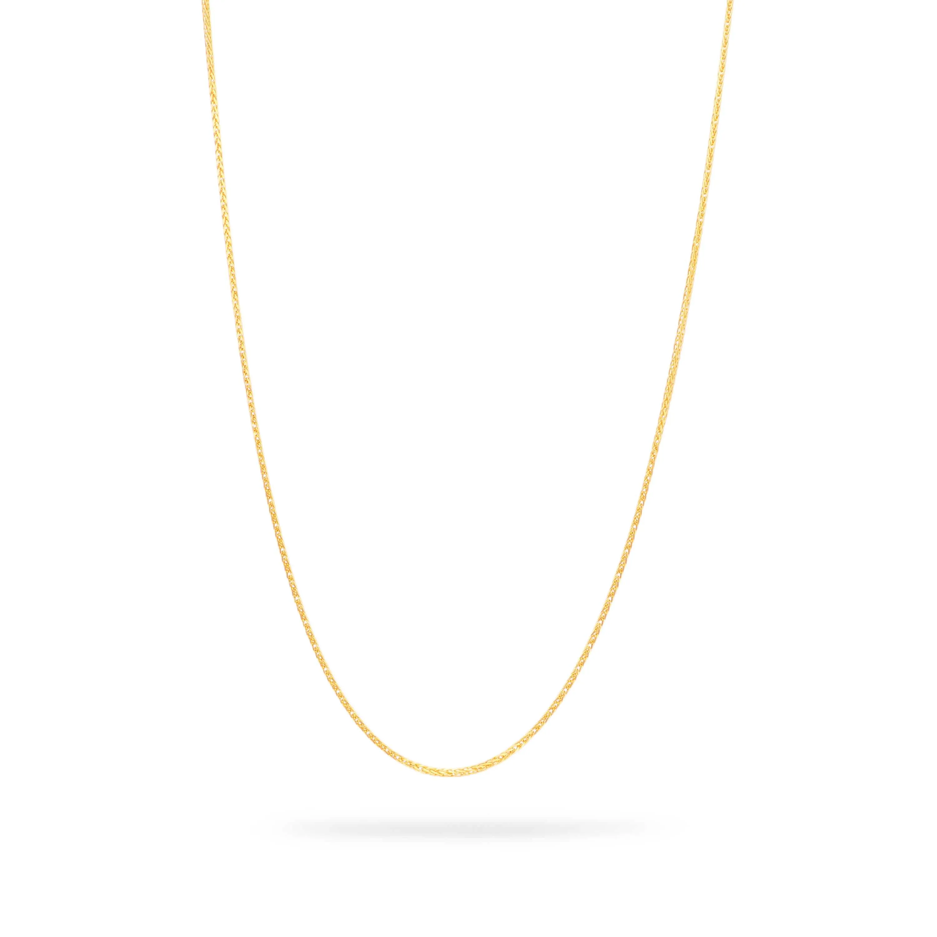 Classic Finely Detailed And Crafted 22KT Gold Casual Wear Chain