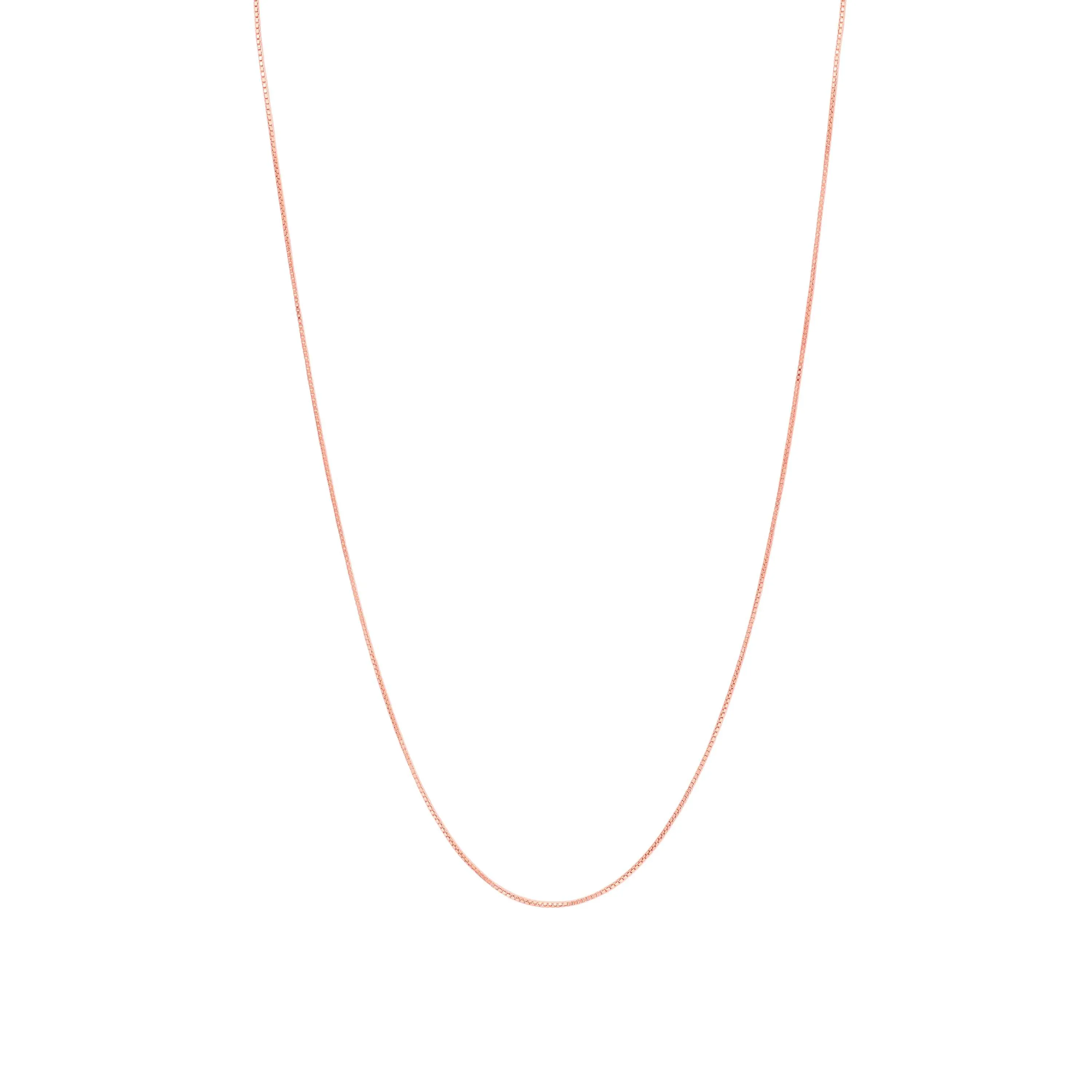 Classic Finely Detailed And Crafted 18KT Rose Gold Chain