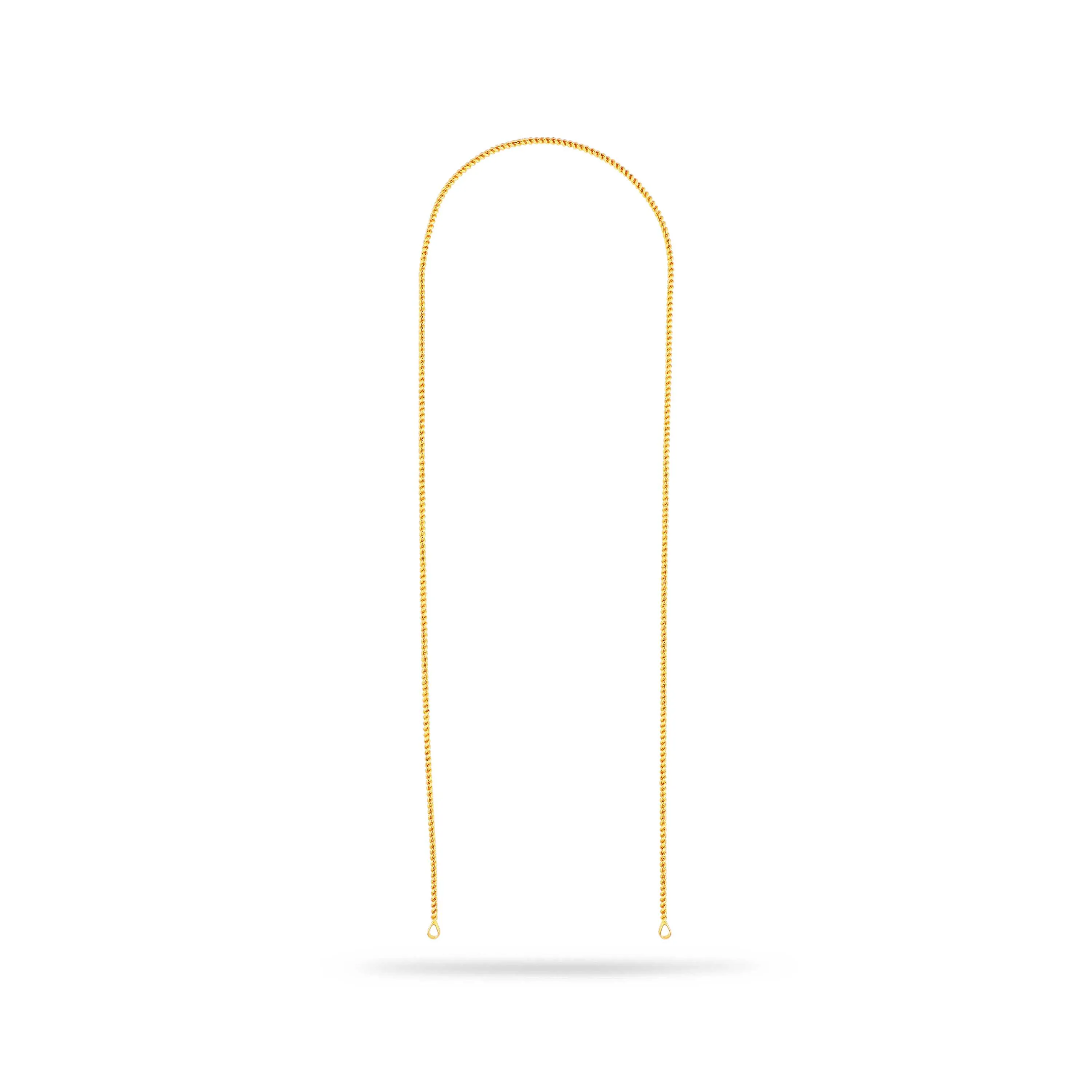 Classic Finely Detailed And Crafted 22KT Gold Chain