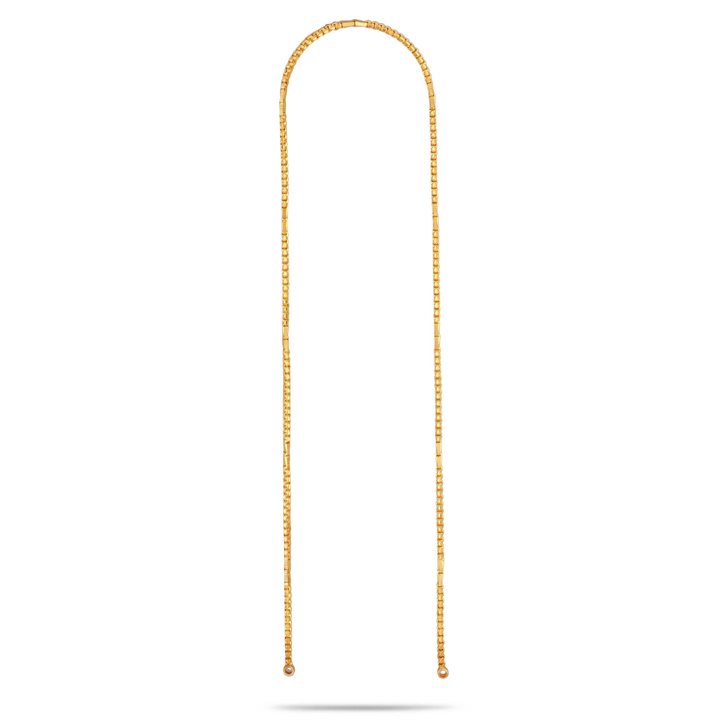 Classic Romans Pattern 22KT Gold Casual Wear Chain