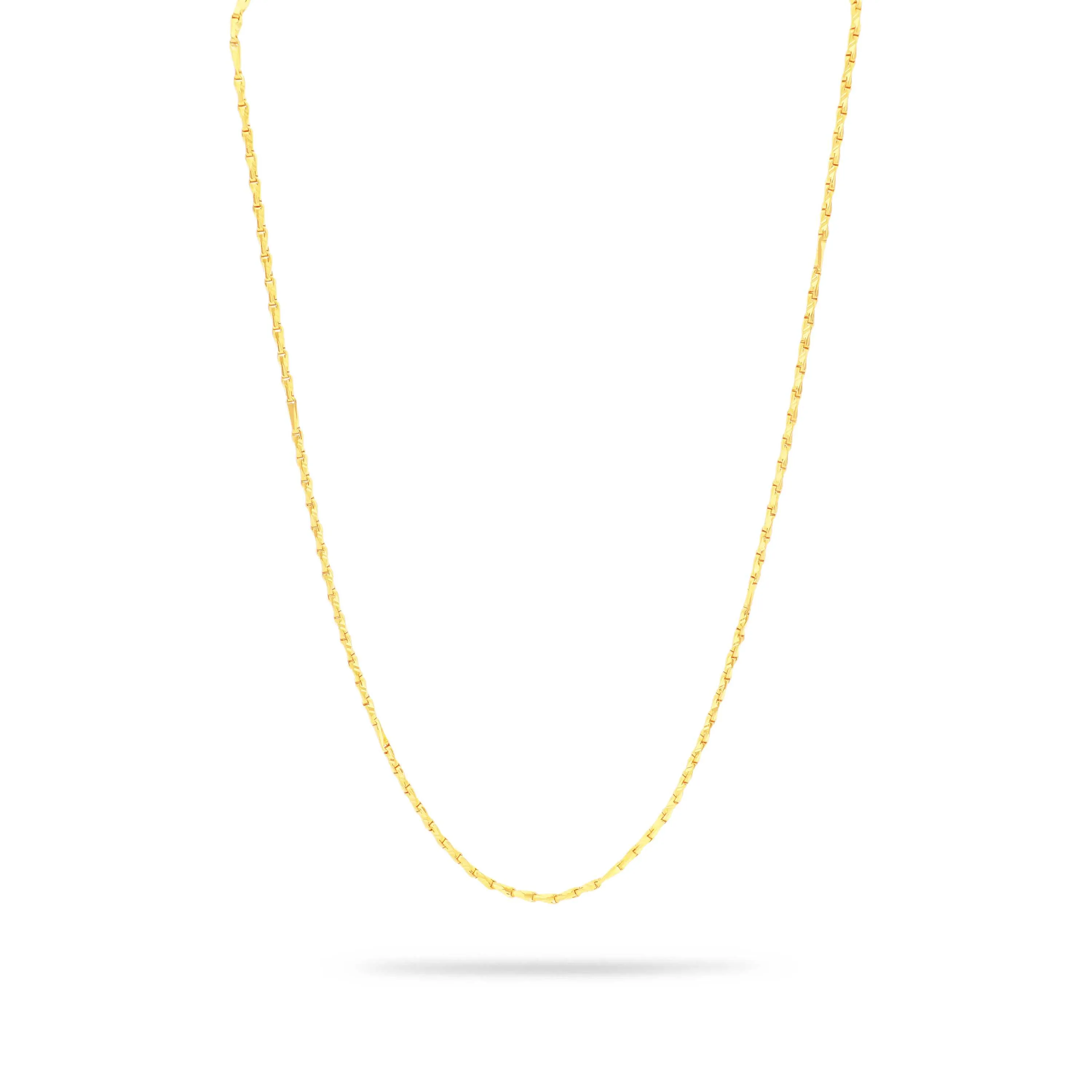 Classic Finely Detailed And Crafted 22KT Gold Chain