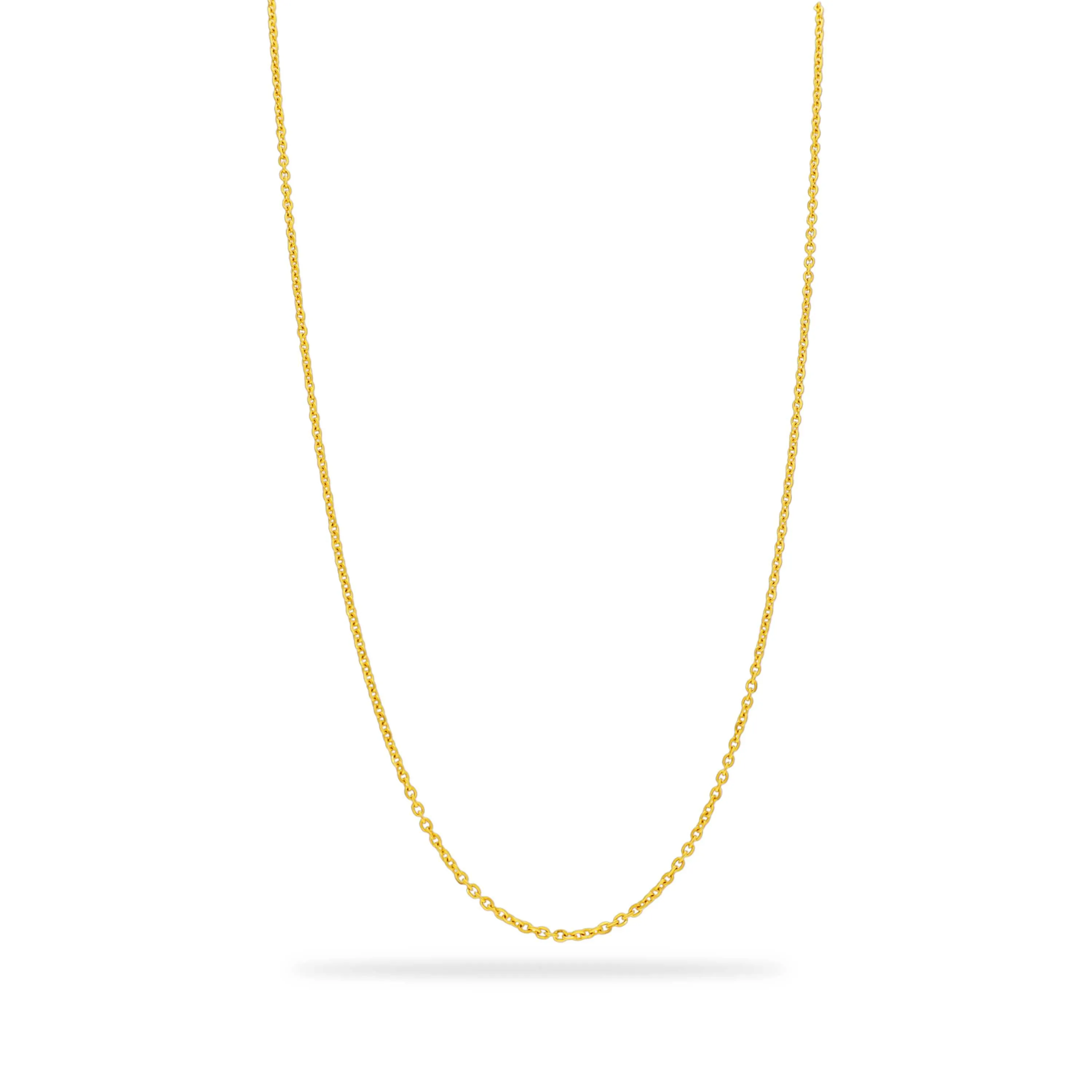 Classic Finely Detailed And Crafted 22KT Gold Casual Wear Chain