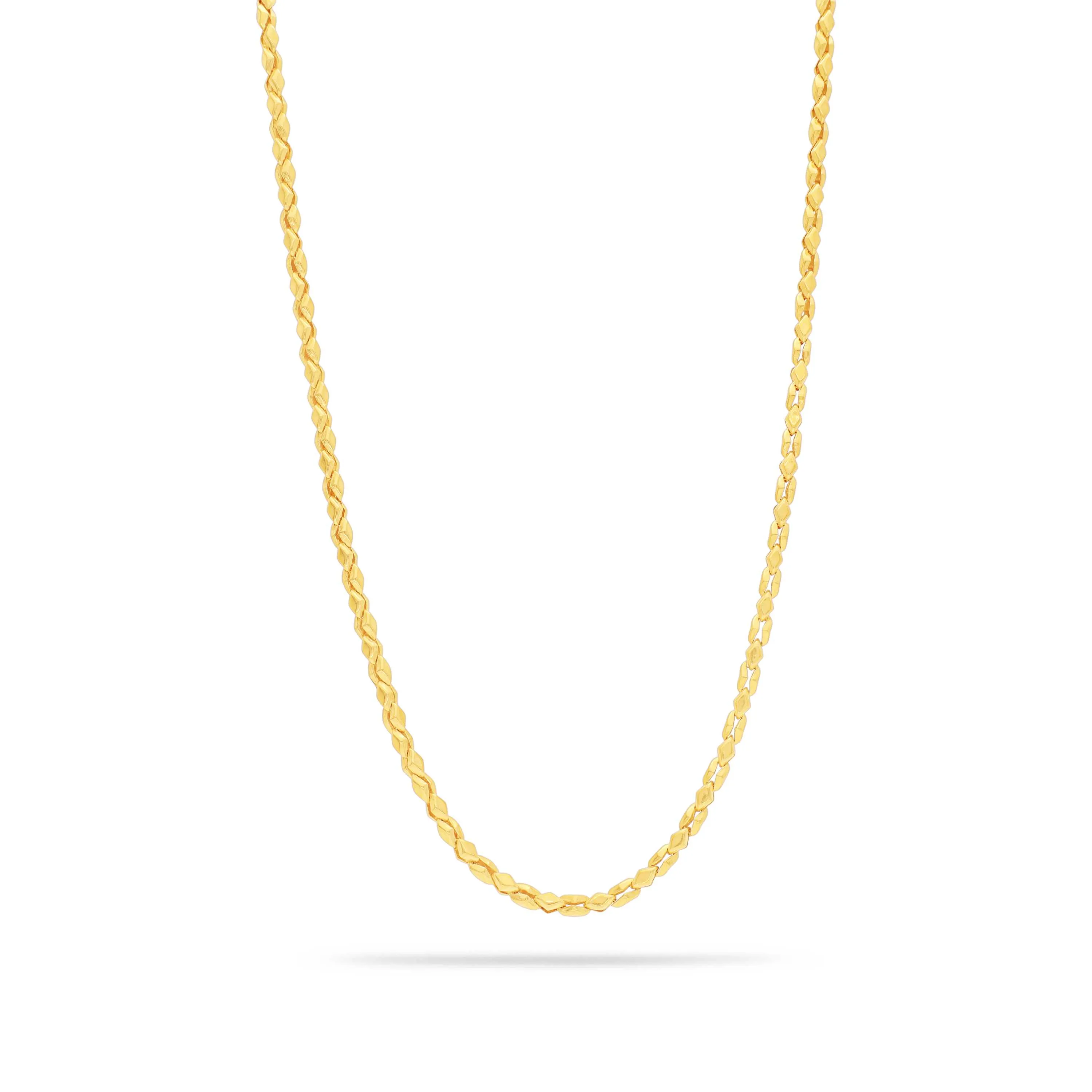 Classic Finely Detailed And Crafted 22KT Gold Chain