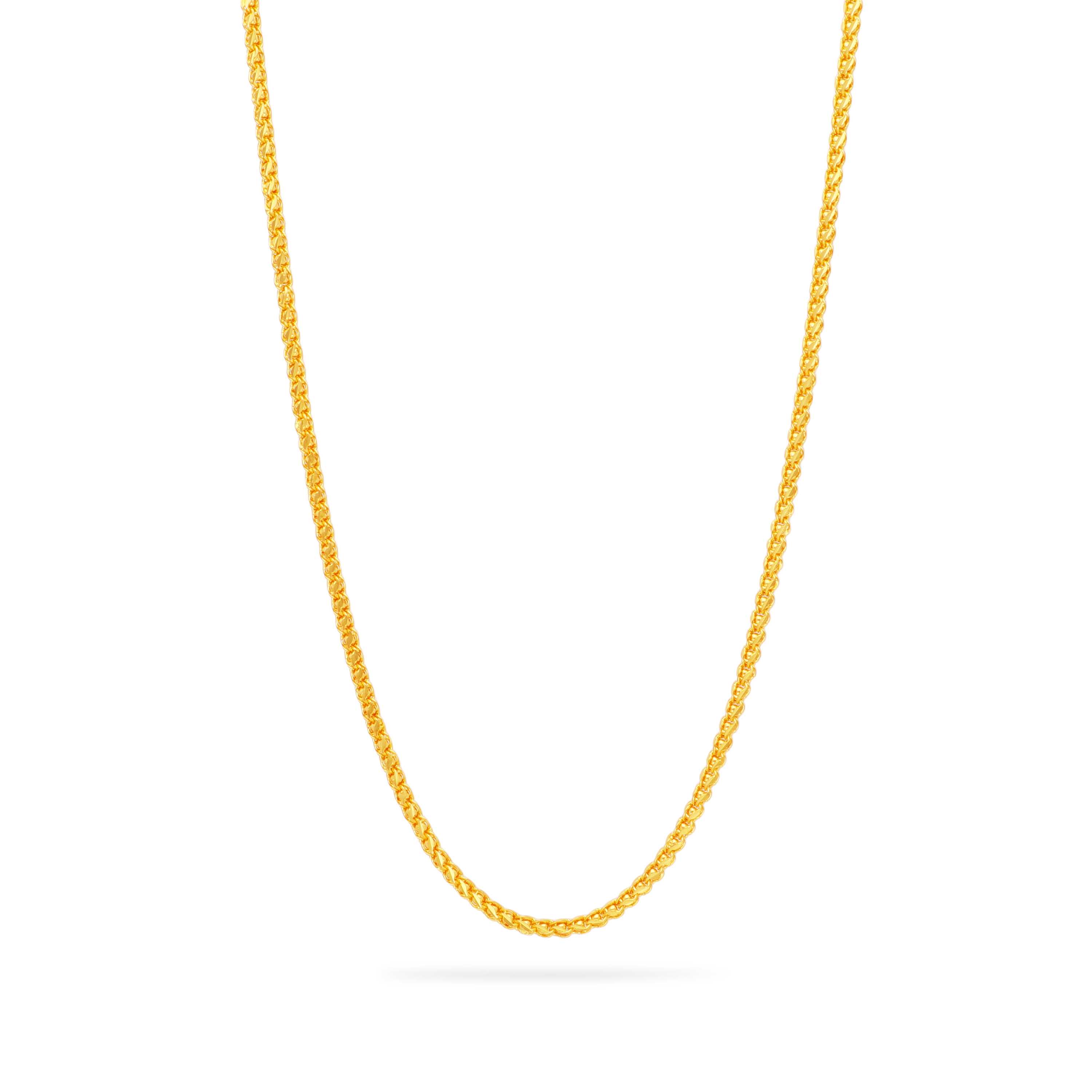 Traditionally Crafted Tamil Nadu Pattern 22KT Gold Chain