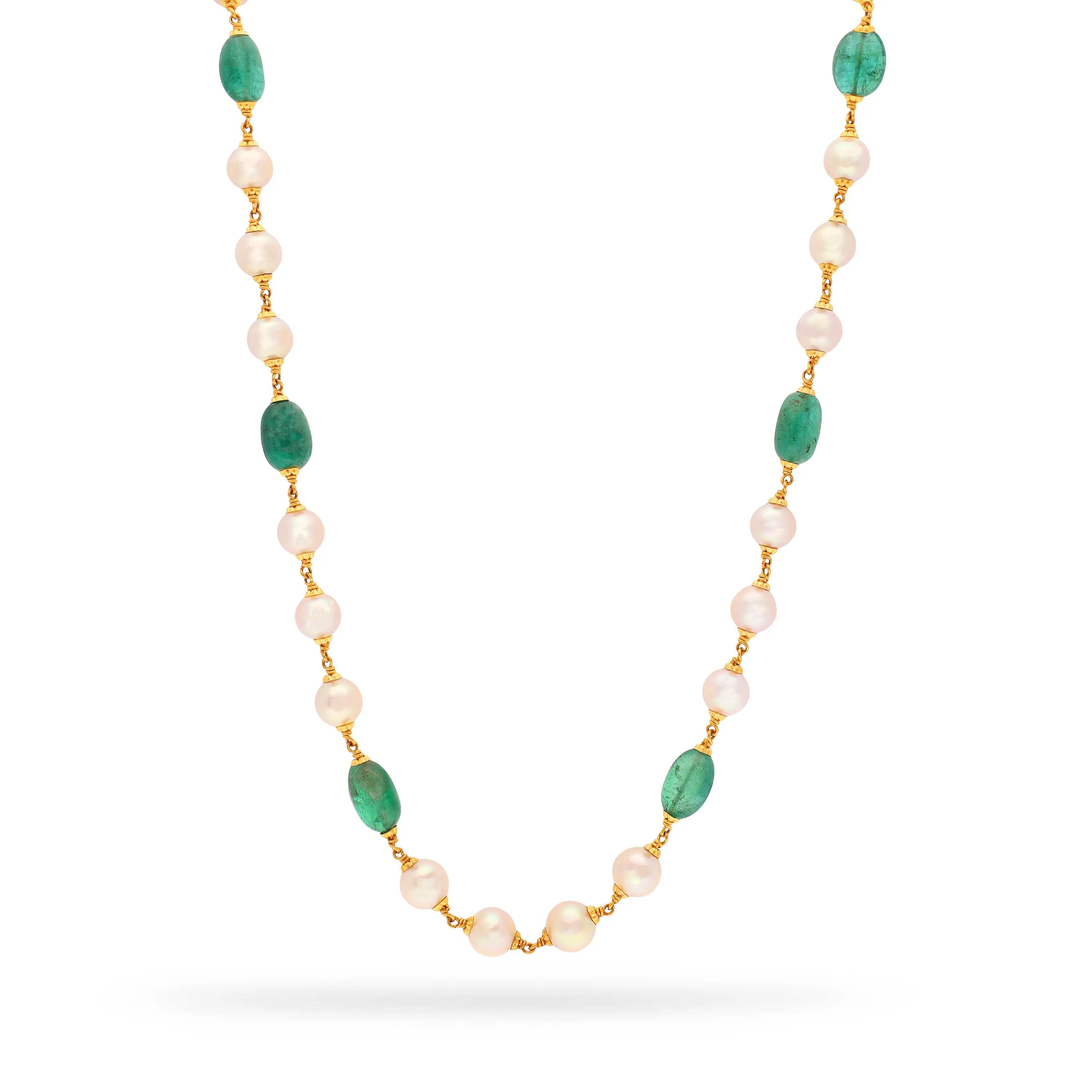 Traditionally Crafted 22KT Gold Beeds Chain