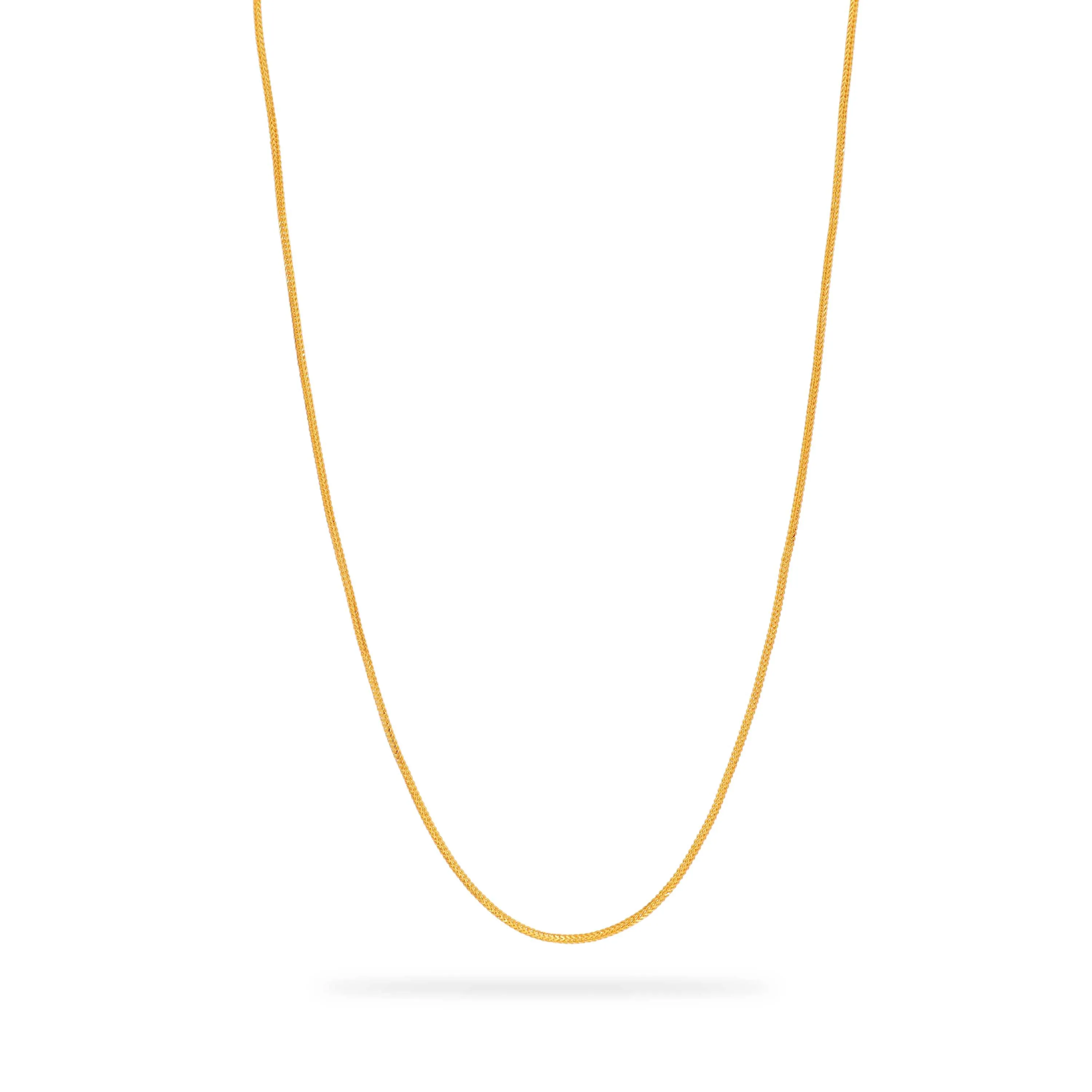 Classic Finely Detailed And Crafted 22KT Gold Chain For Unisex