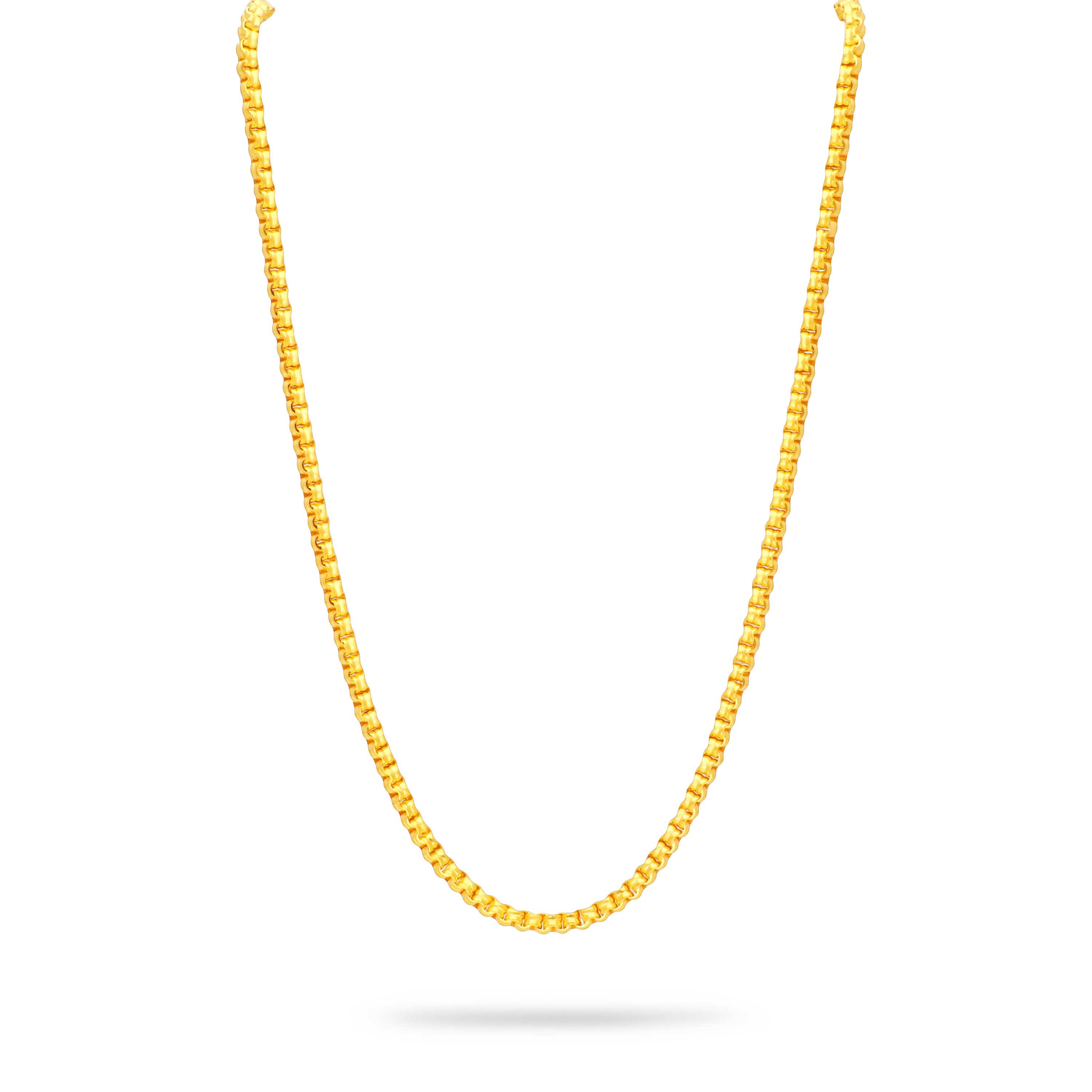 One Of Its Kind Traditionally Crafted 22KT Gold Savidham Chain