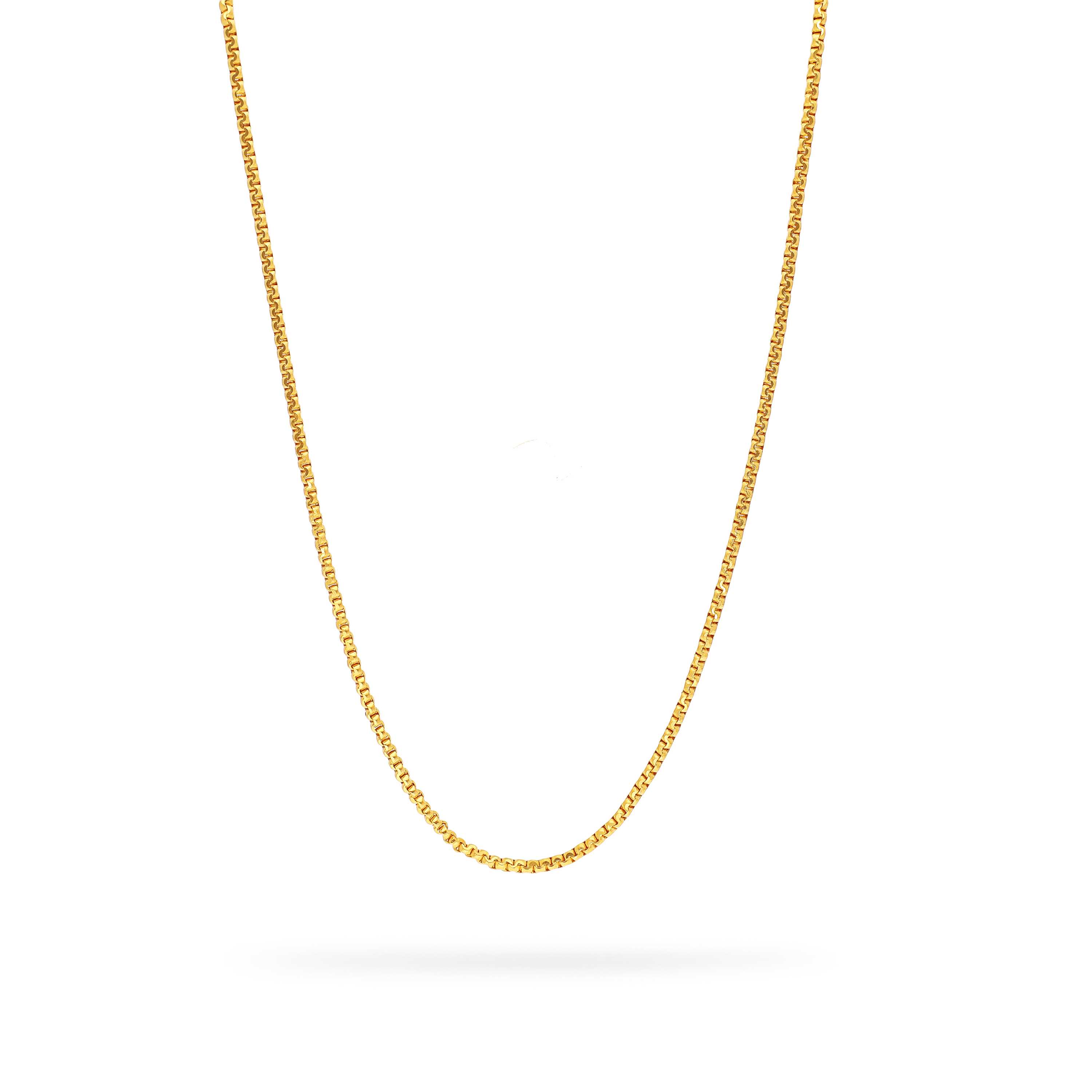 Charmingly Detailed And Crafted 22KT Gold Battani Chain