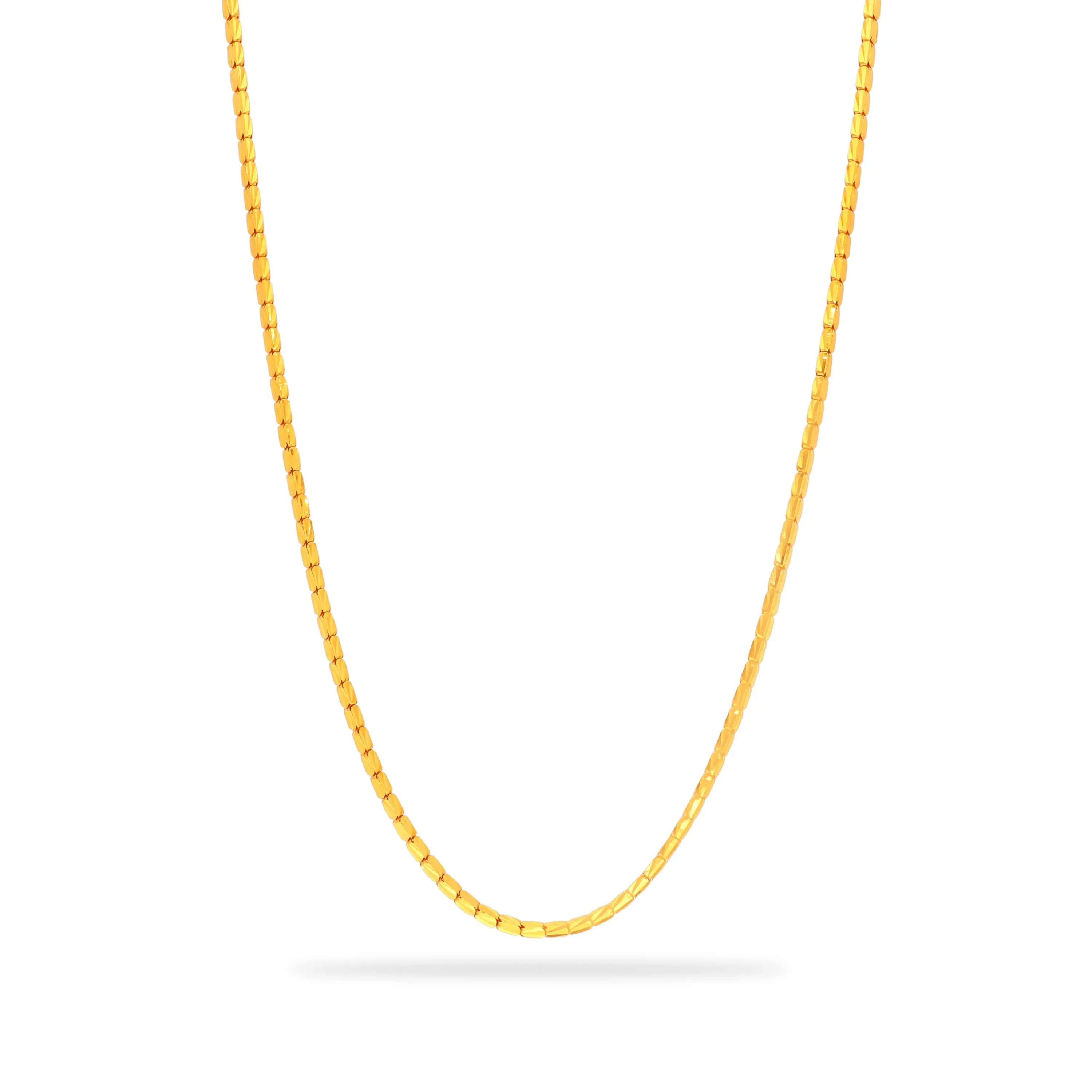 Classic Finely Detailed And Crafted 22KT Gold Chain