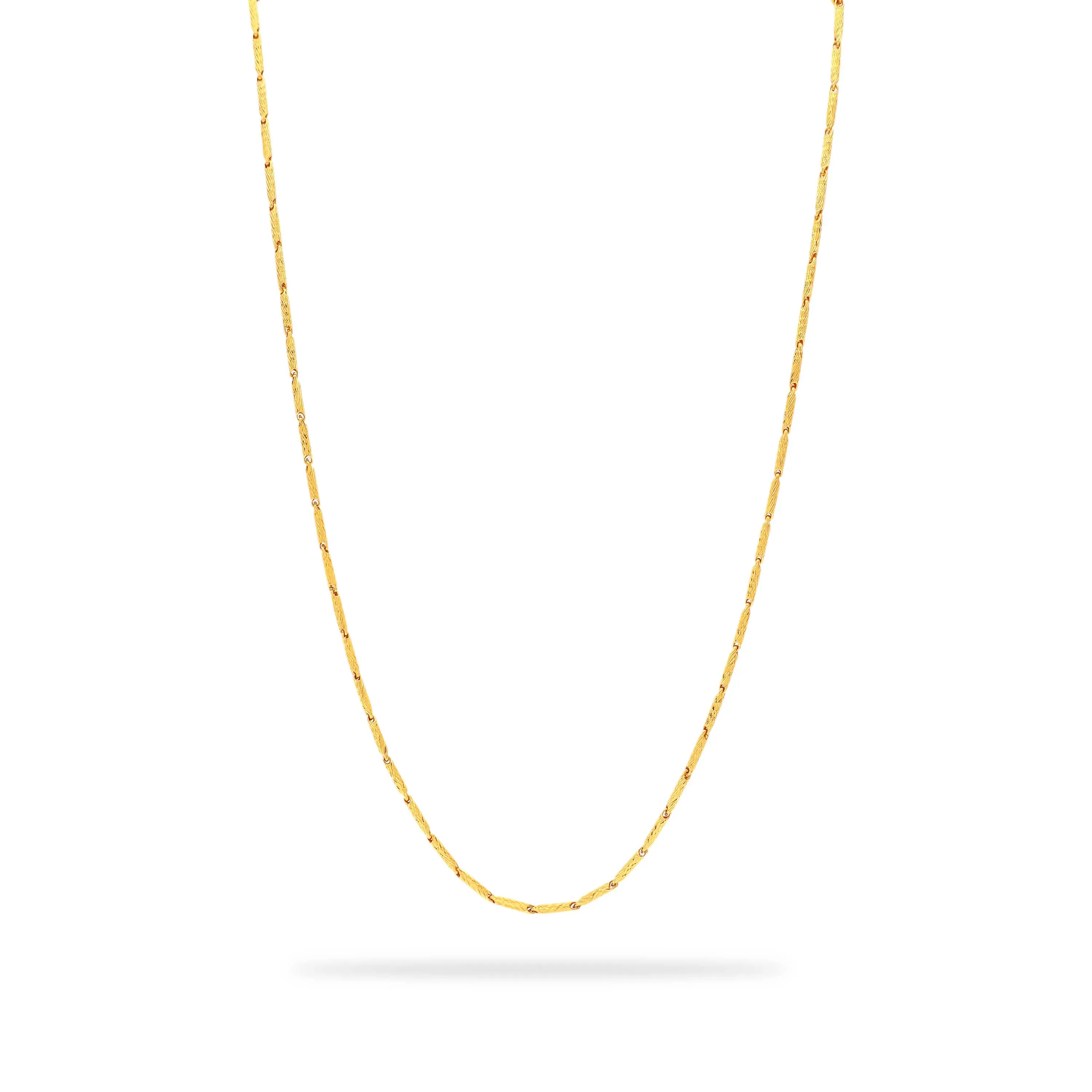 Classic Finely Detailed And Crafted 22KT Gold Chain
