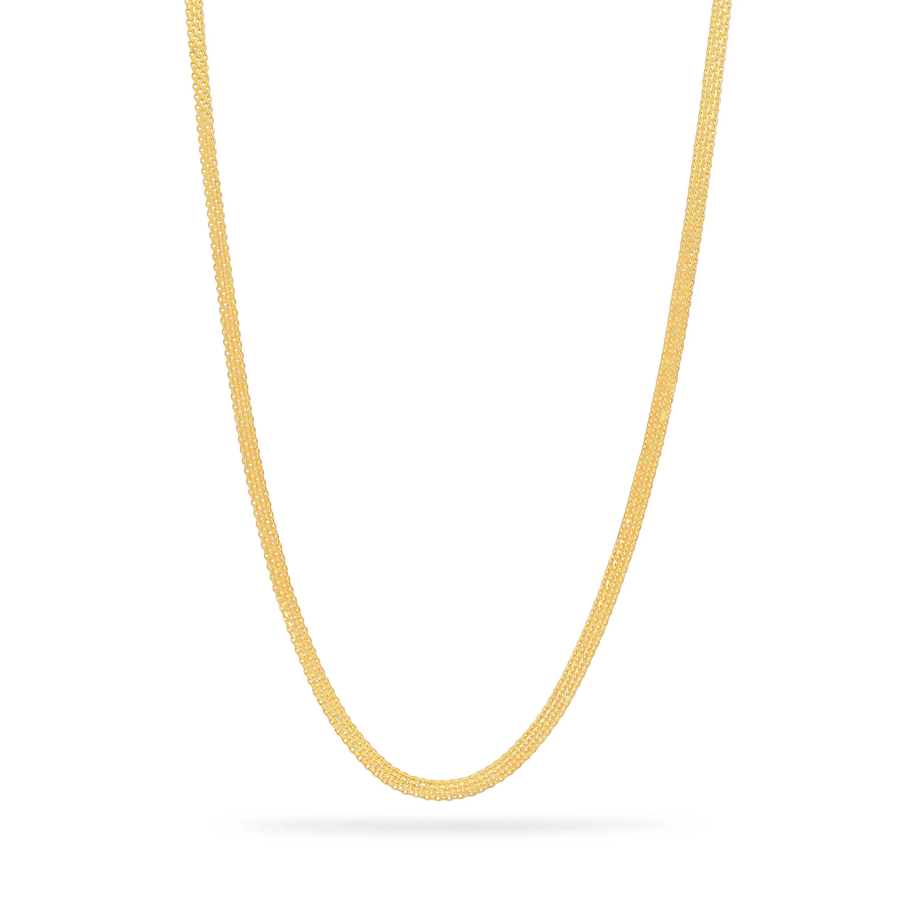 Classic Finely Detailed And Crafted 22KT Gold Chain