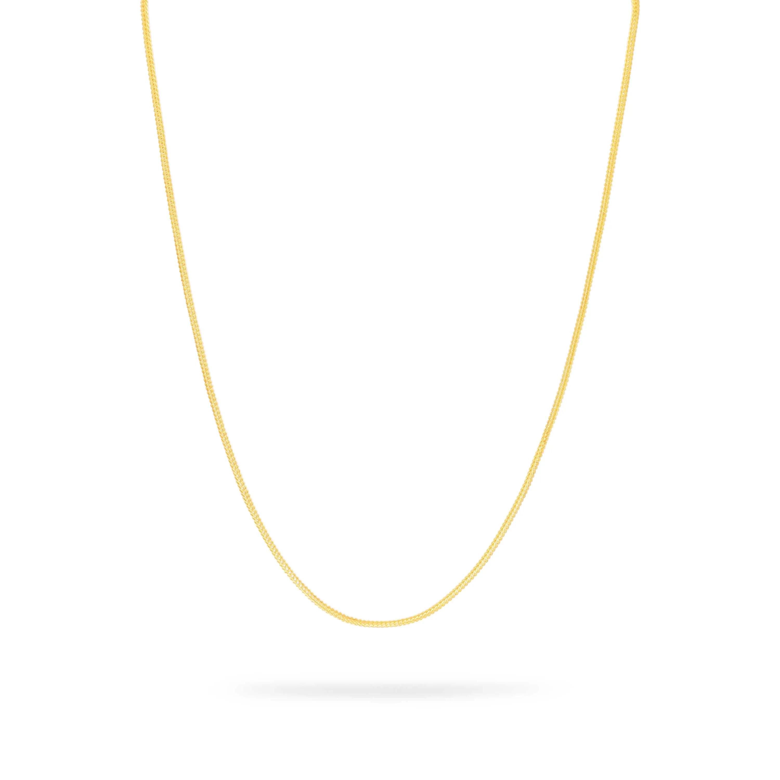 Classic Finely Detailed And Crafted 22KT Gold Chain For Kids