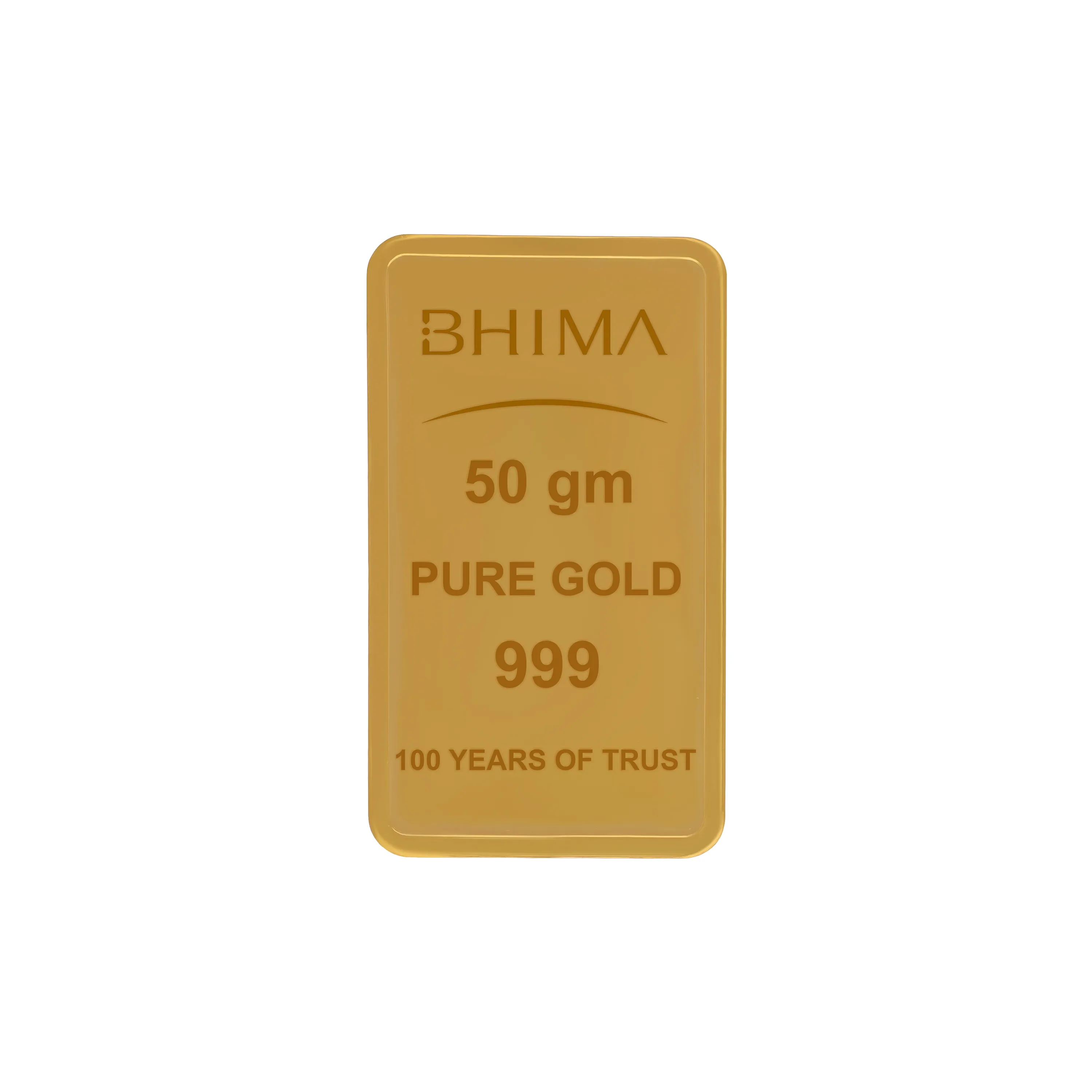 50gm Pure Gold Bar 24KT999