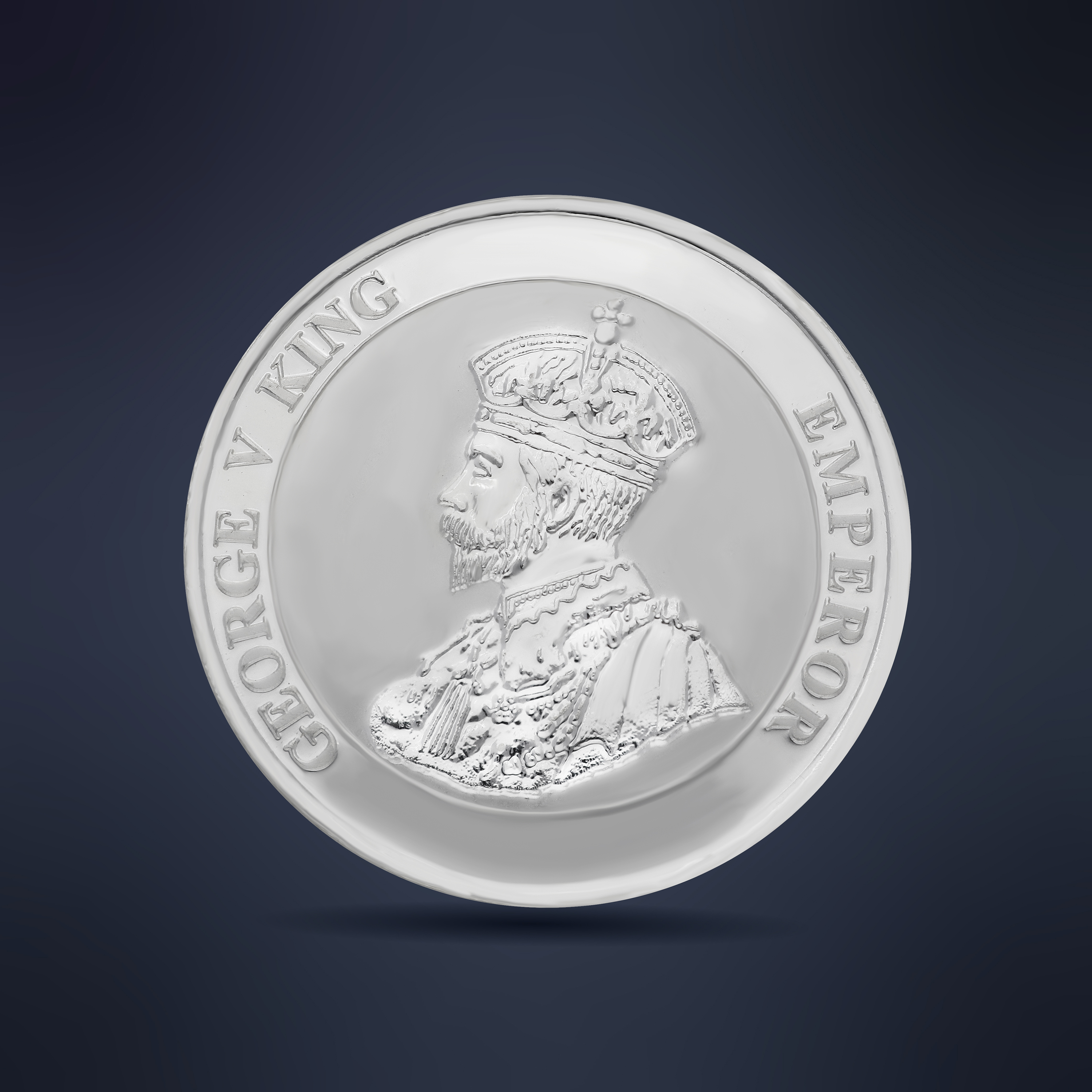 75gm King George Silver coin