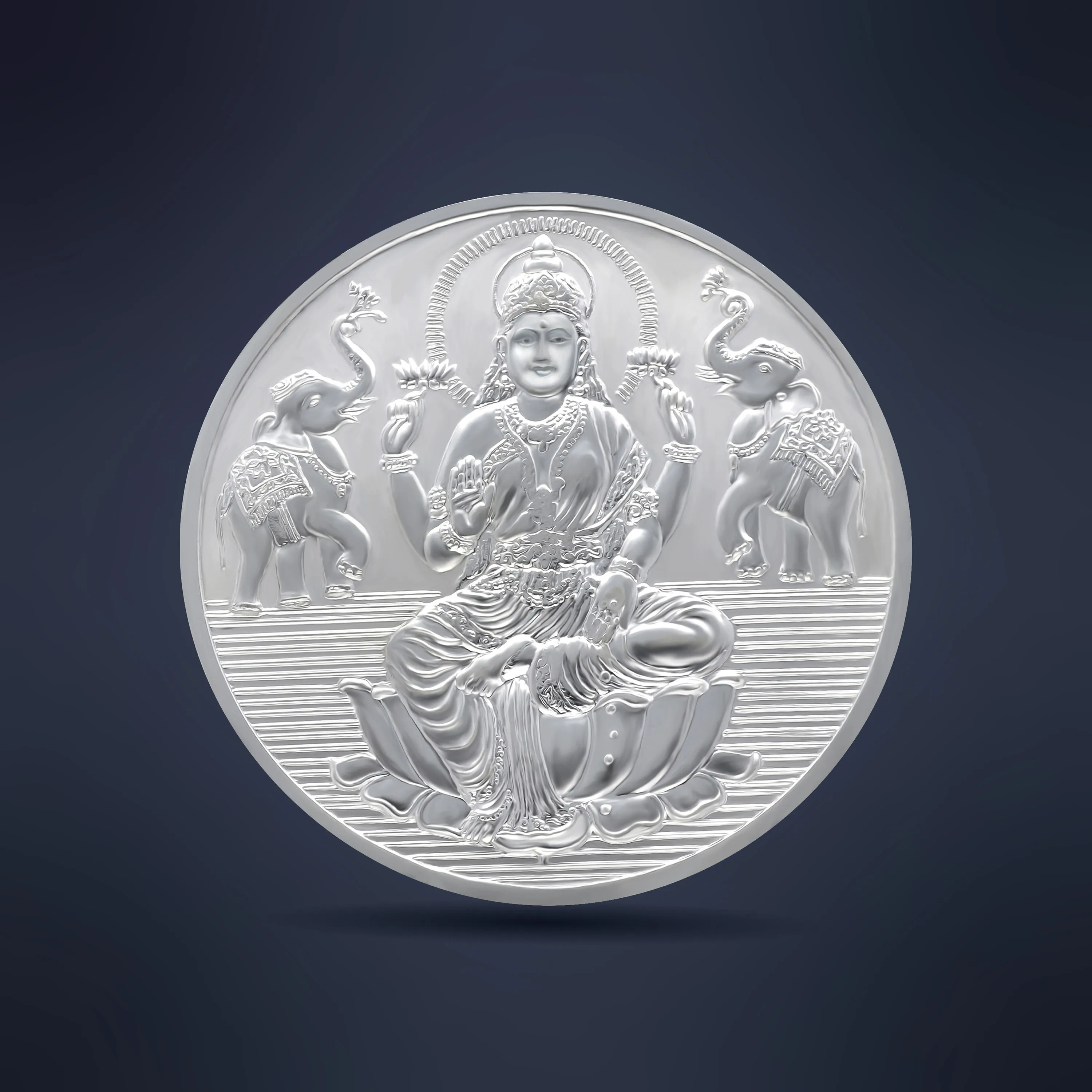 100gm Goddess Lakshmi Silver coin