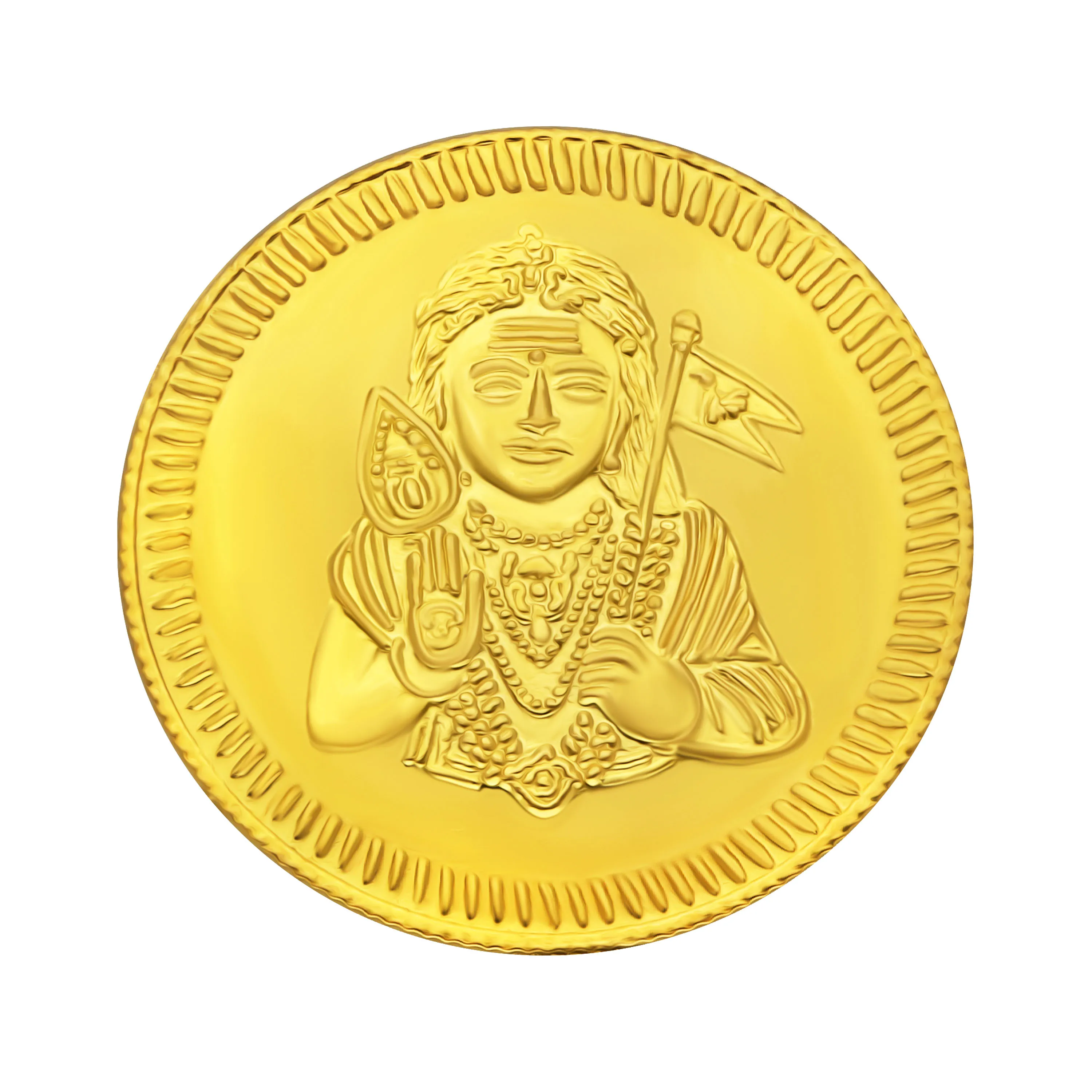 2gm Lord Subramanya 22K 916 Gold Coin