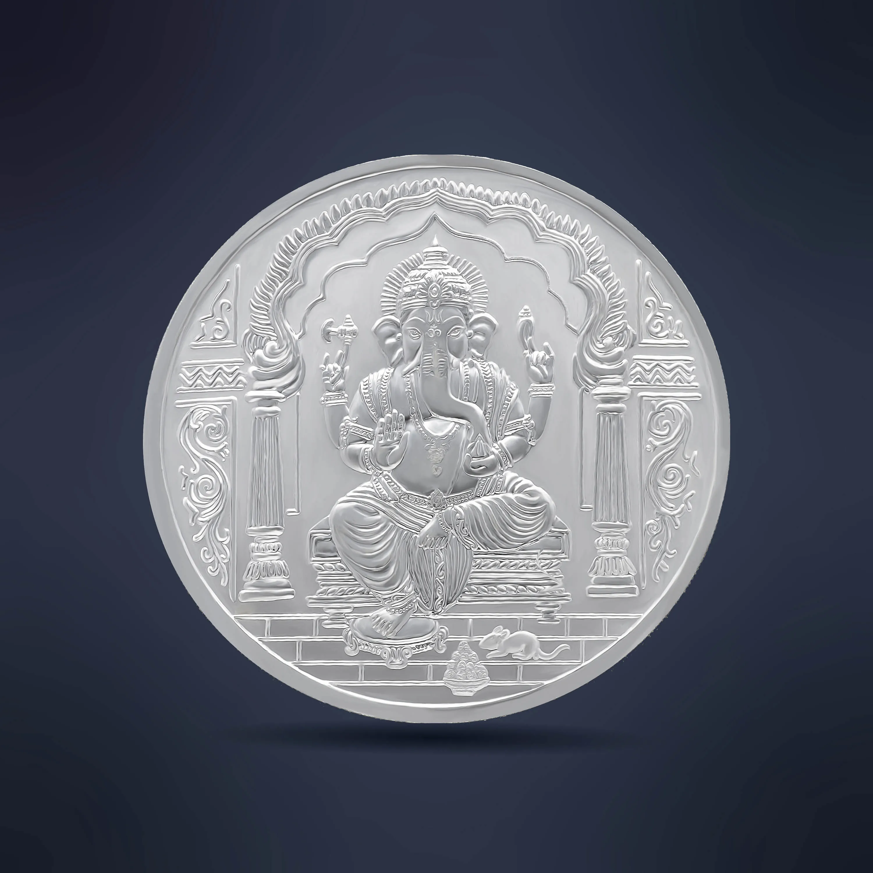 100gm Ganesha Silver coin