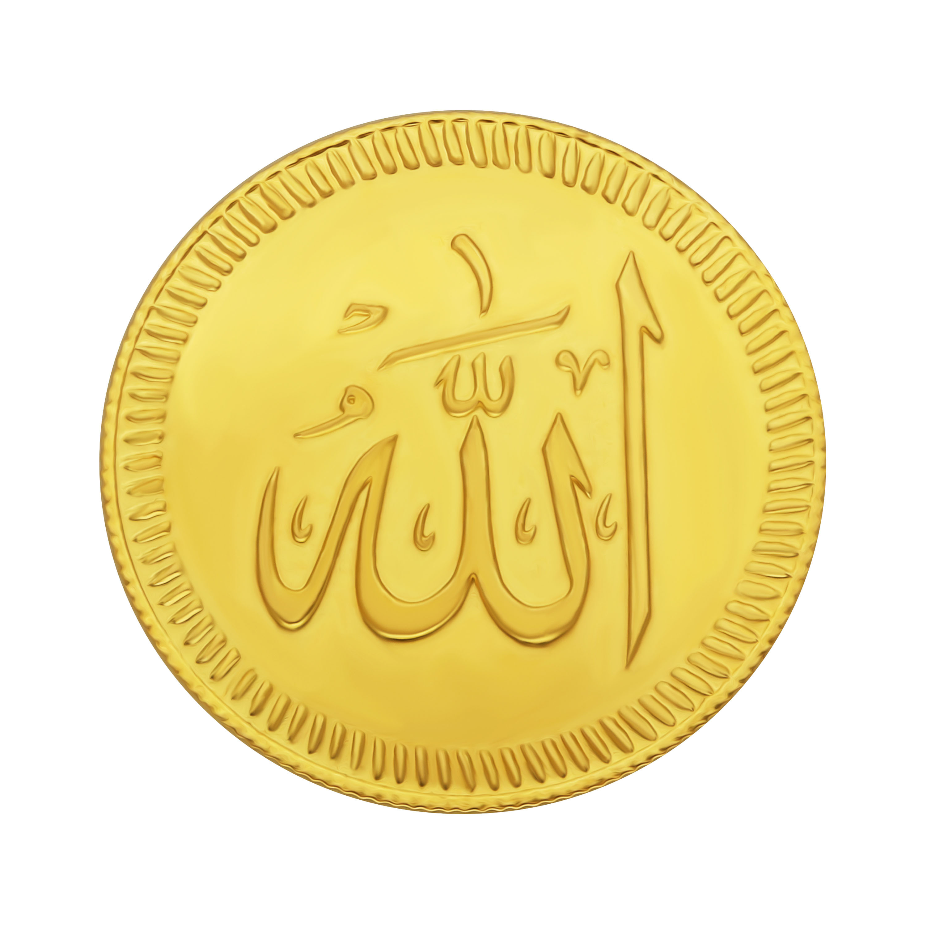 1 gm Allah 22 KT (916) Gold Coin