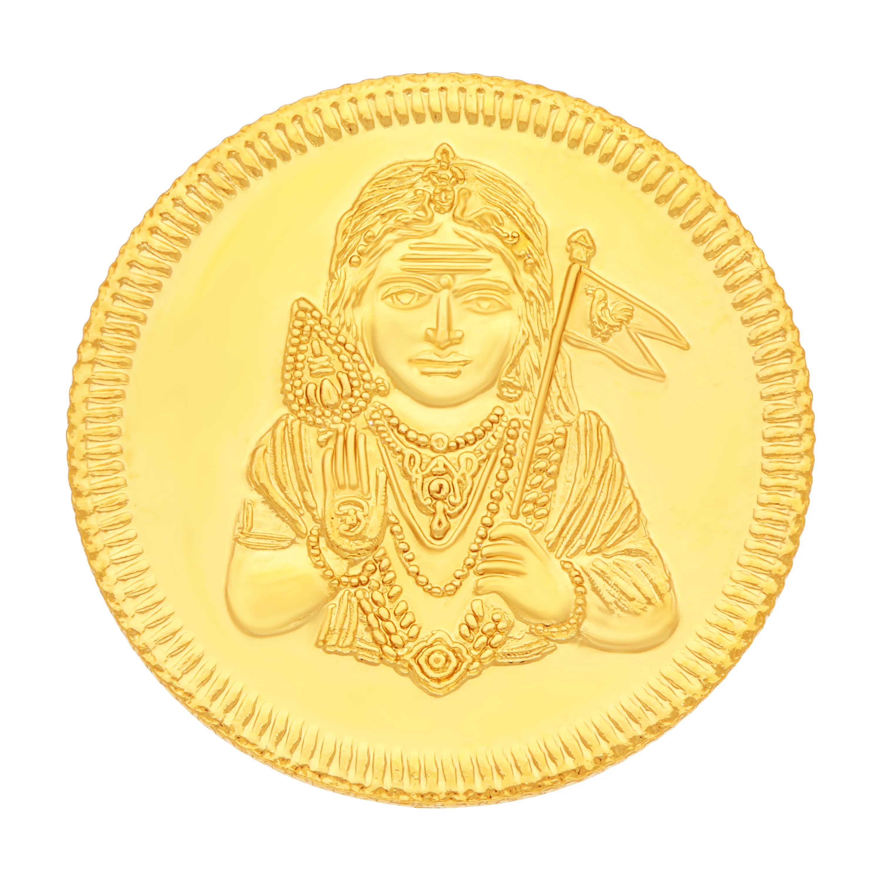 4gm Lord Subramanya 22K 916 Gold Coin