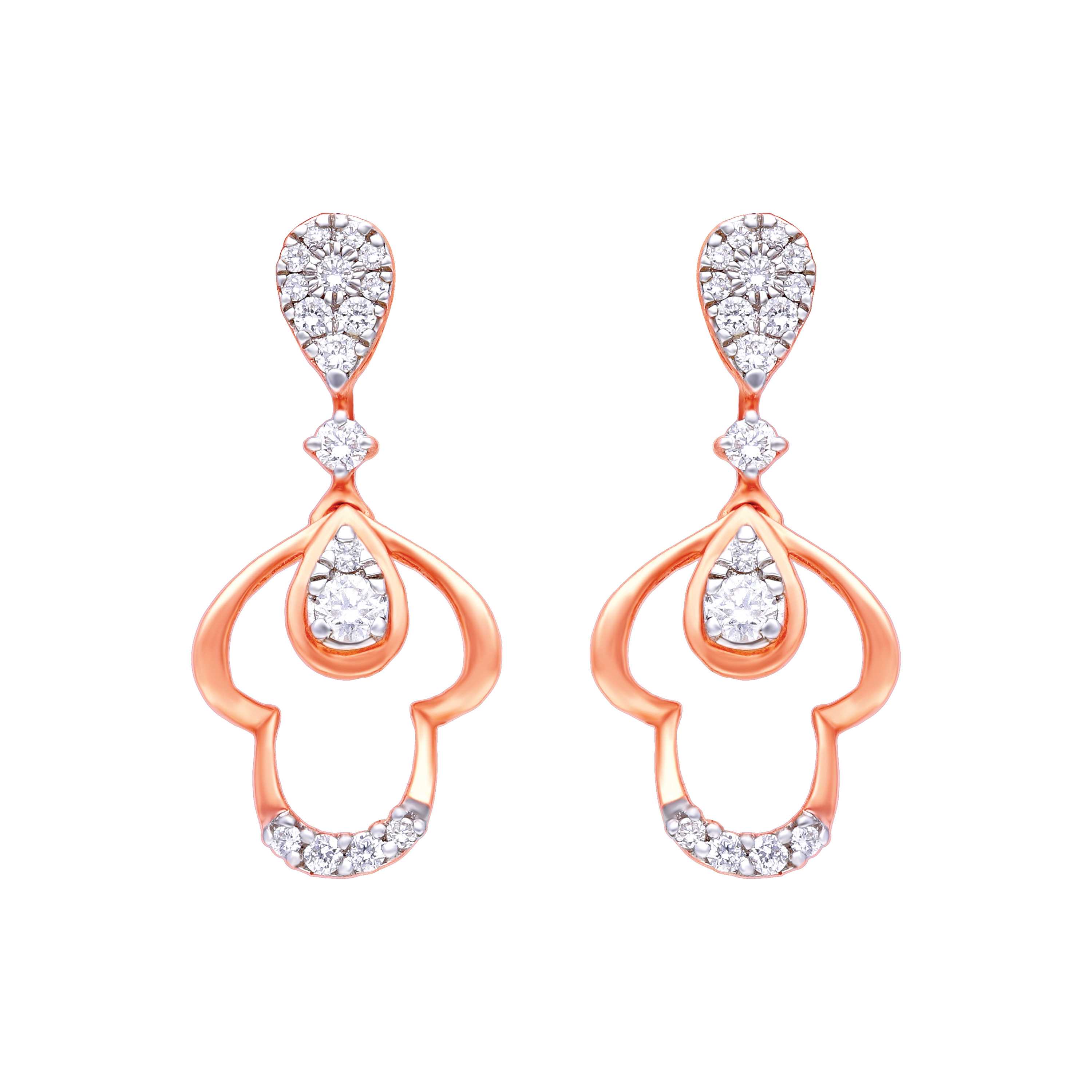 Diamond earrings price bhima store