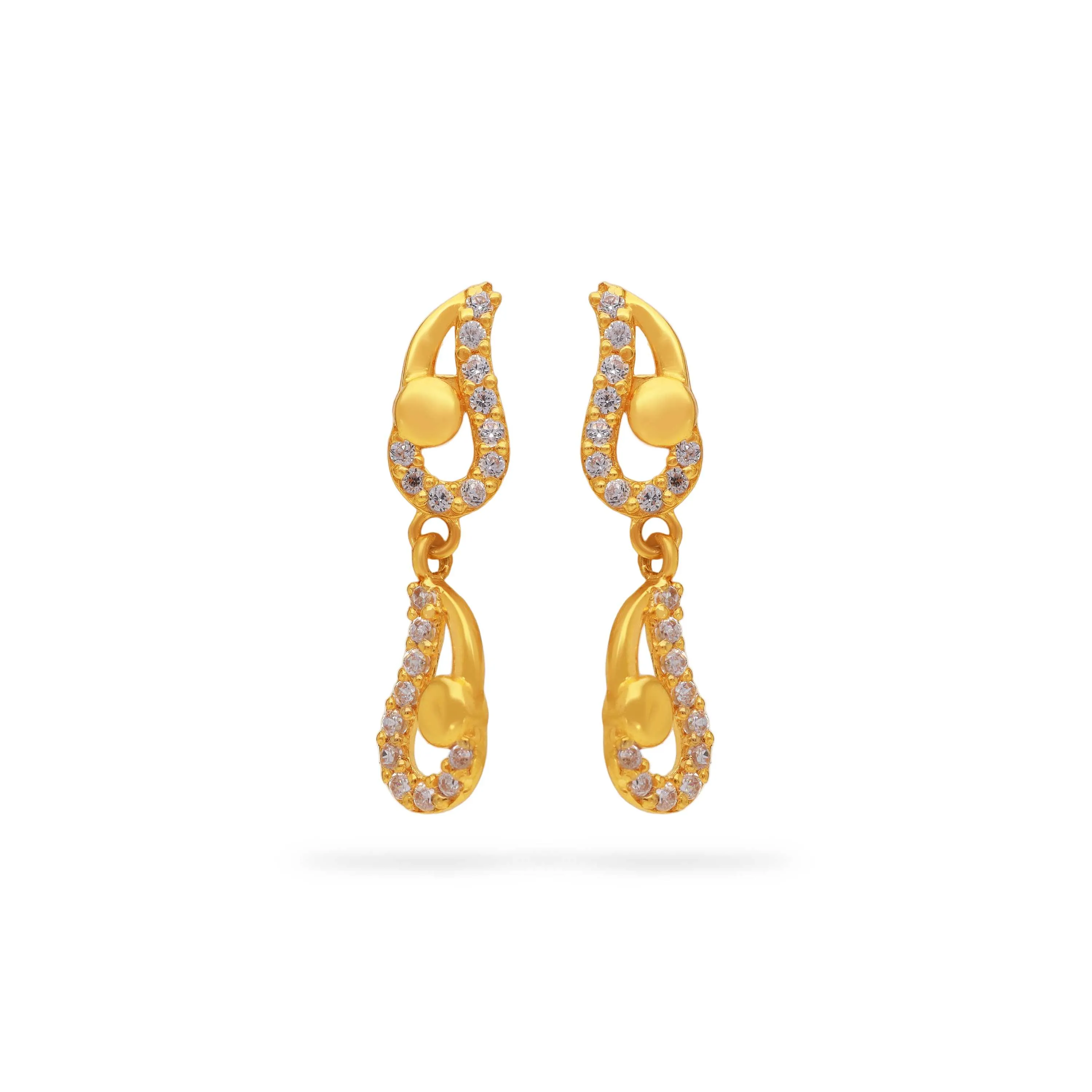 Finely Detailed 22KT Gold Drops
