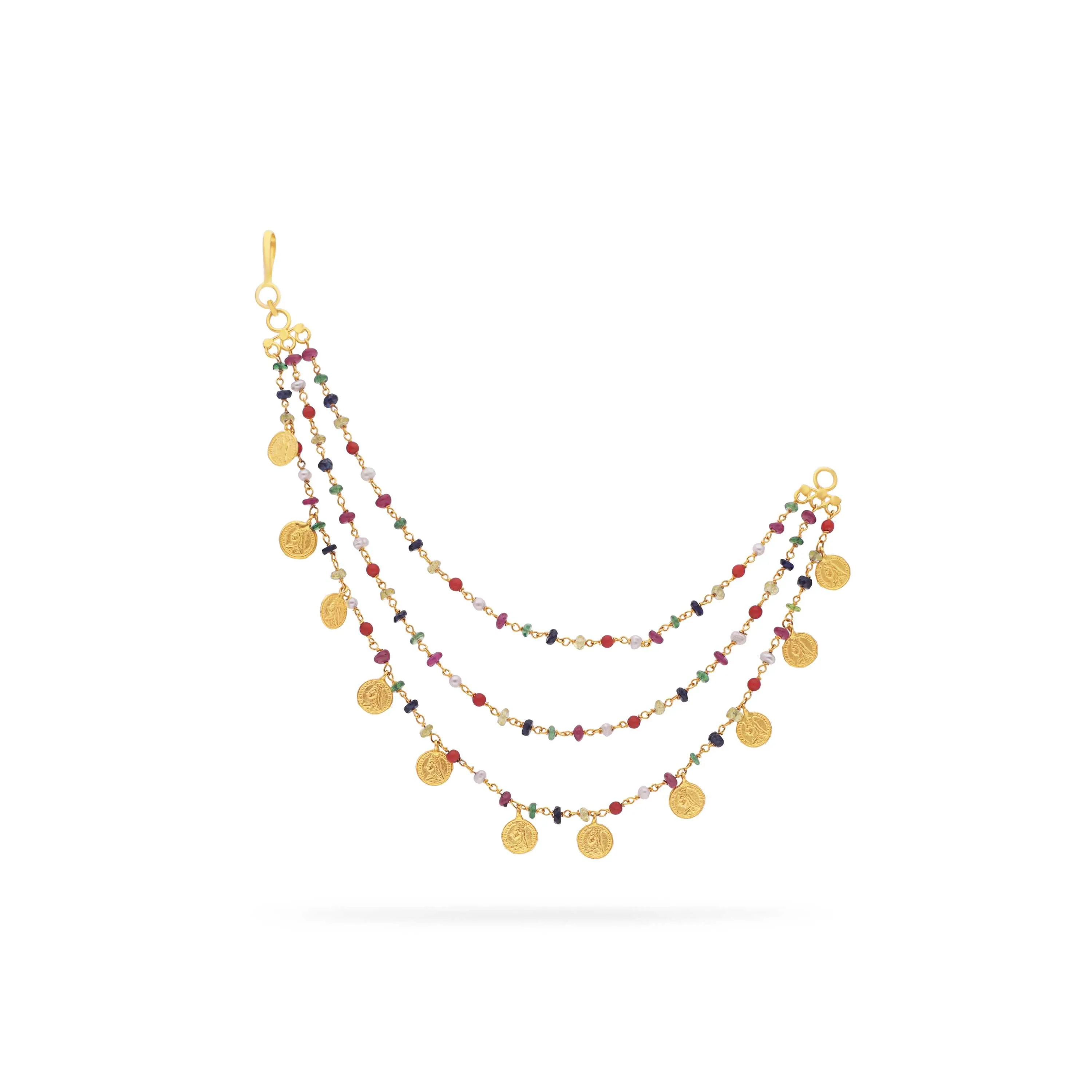 Classic Matte Finished And Detailed 22KT Gold Matty