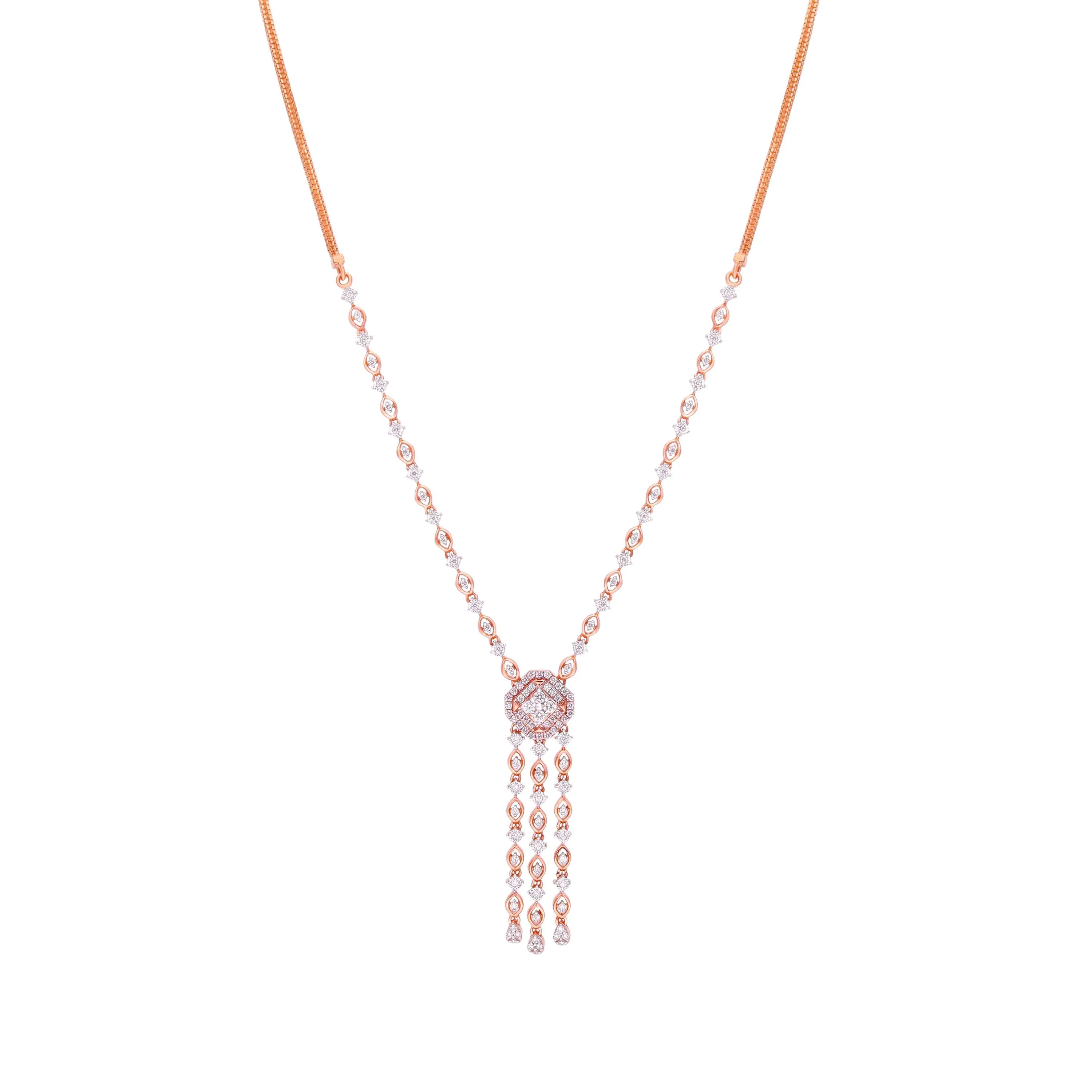 Intricate 18KT Diamond Necklace