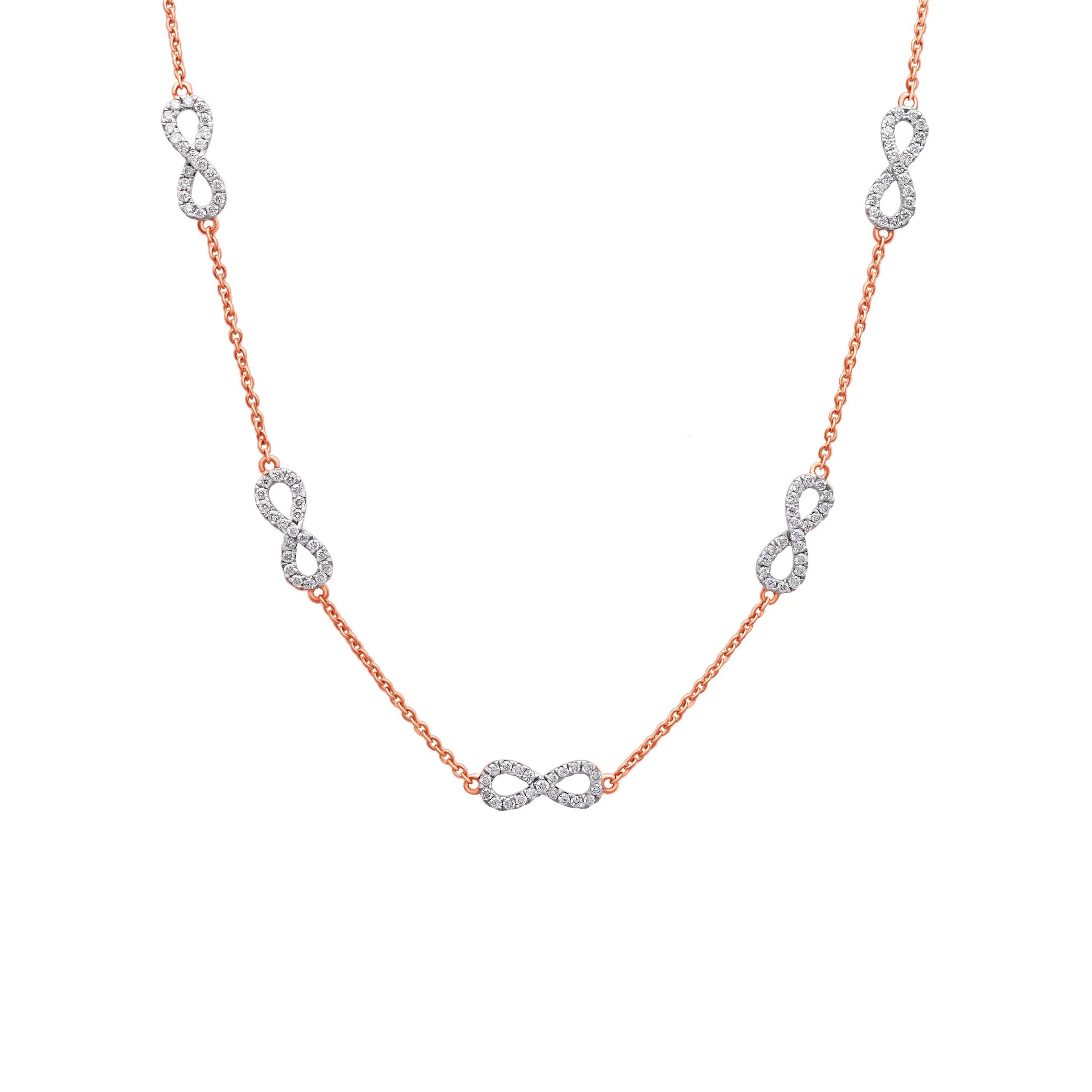 Finely Detailed 18KT Diamond Necklace