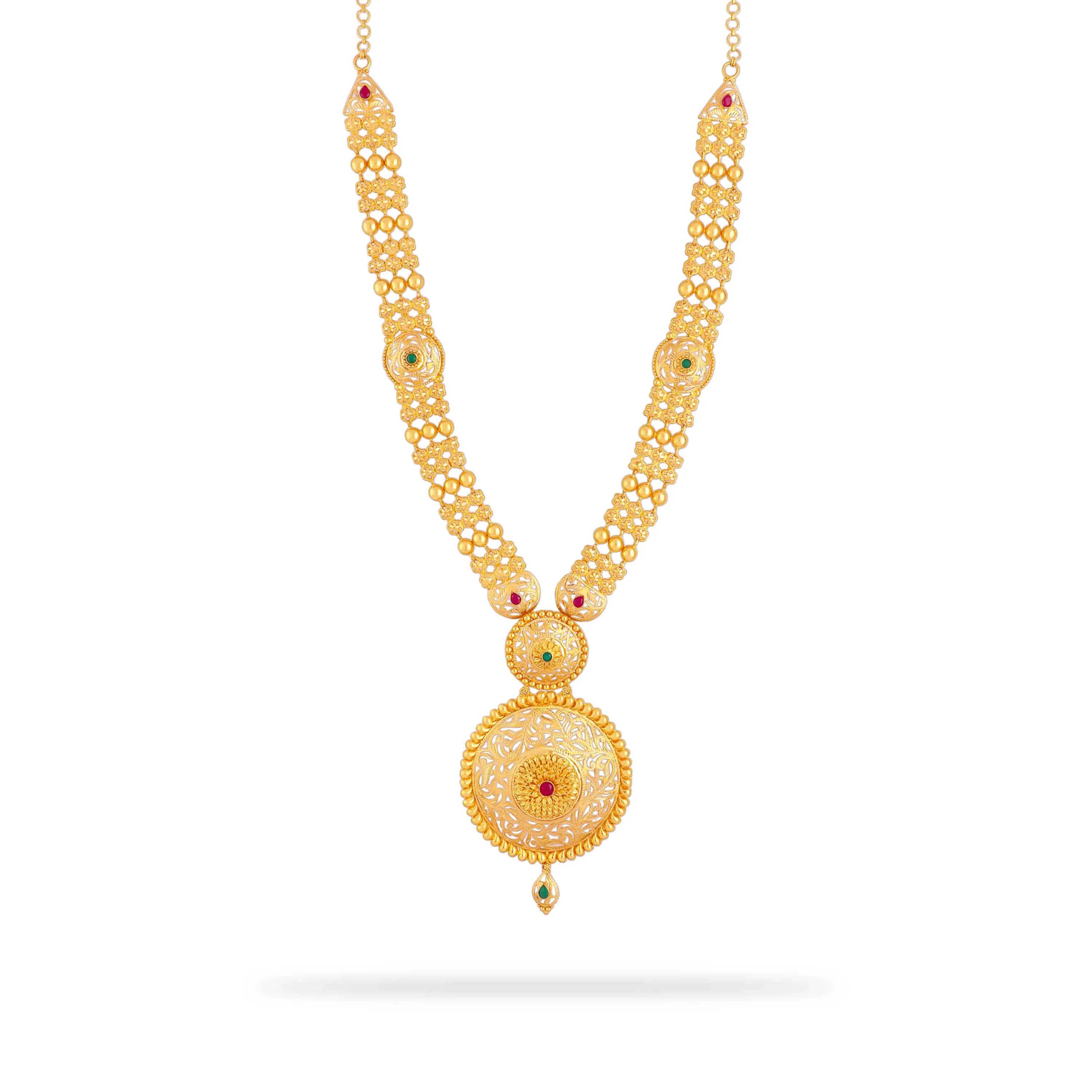 Bhima jewellers long necklace designs store