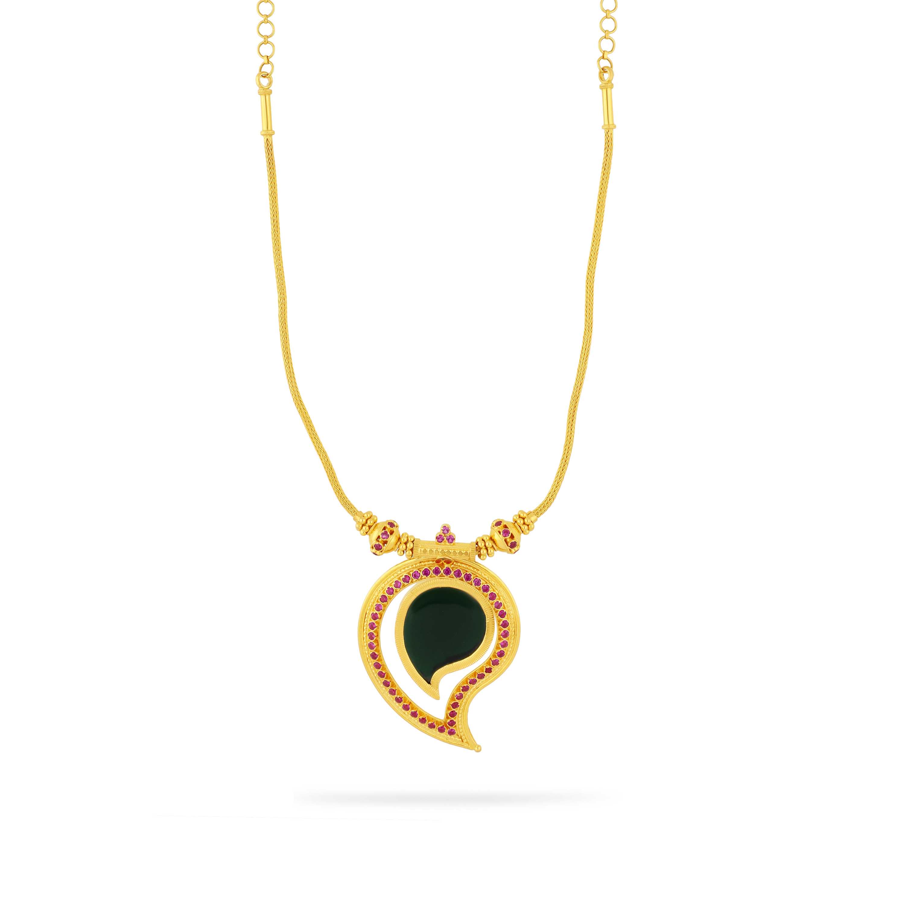 2 pavan gold necklace bhima store