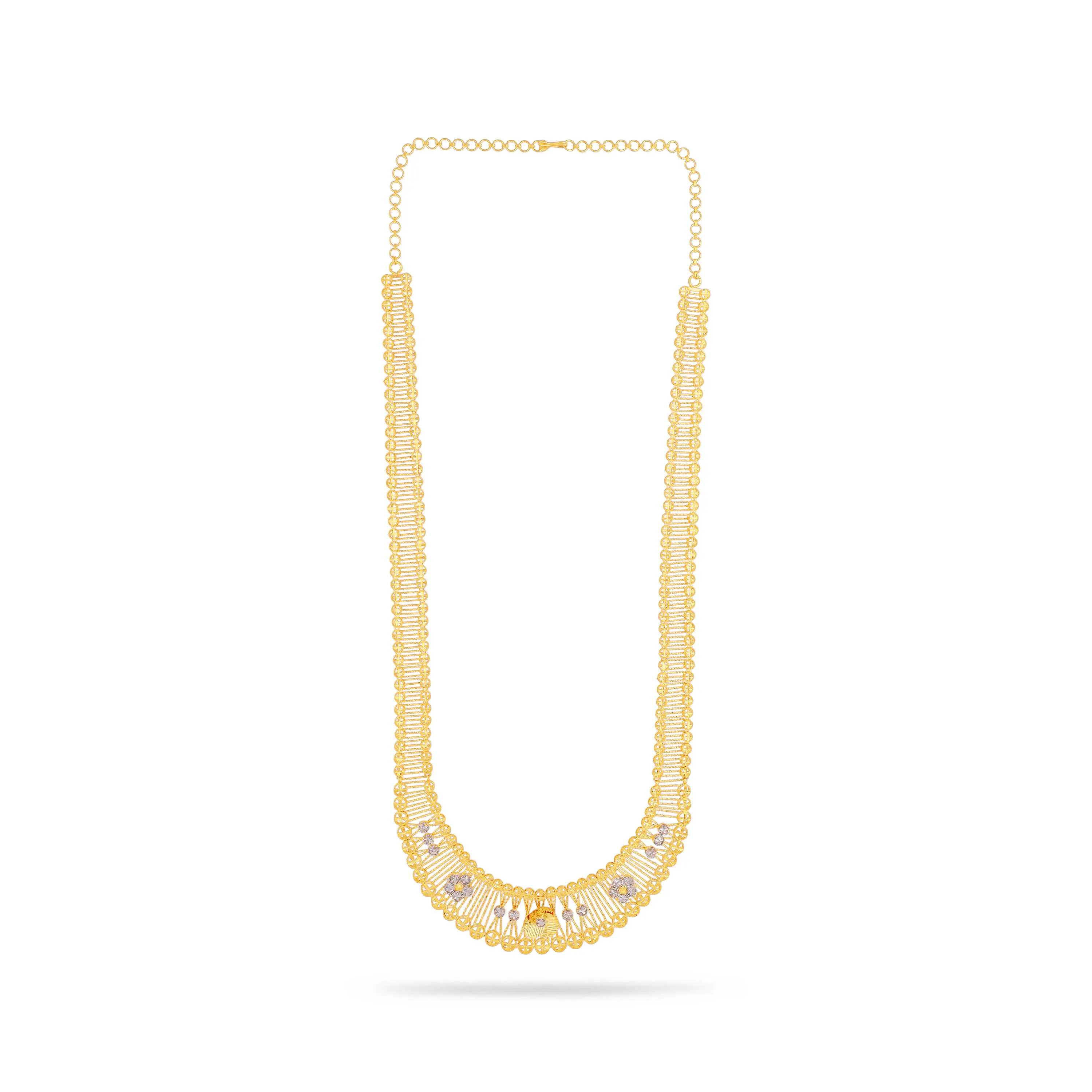Traditionally Crafted And Detailed 22KT Gold Haaram