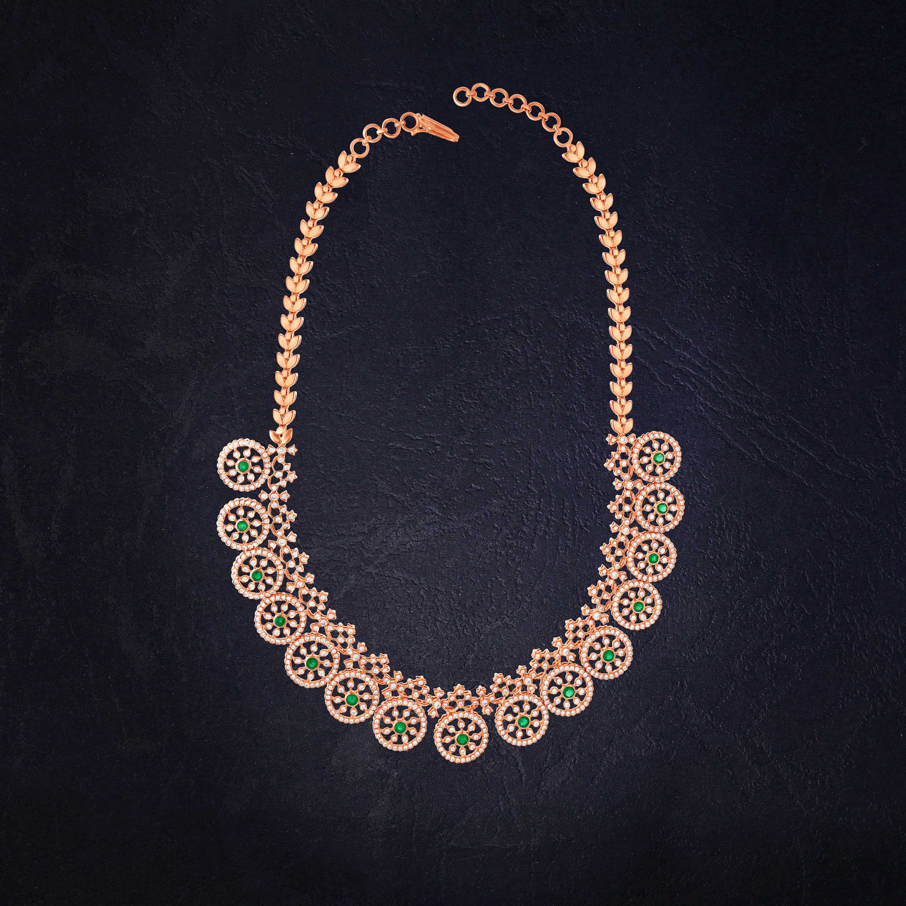 Bhima jewellers diamond necklace designs store