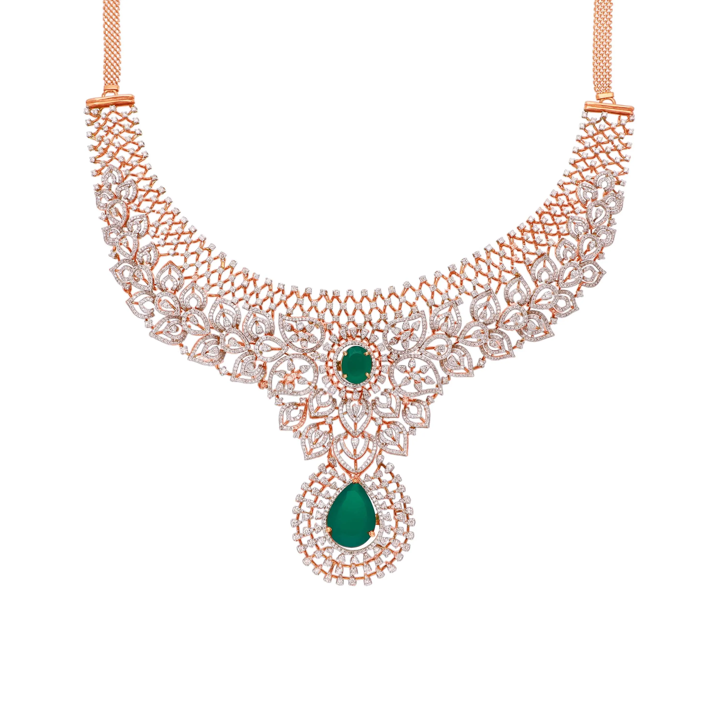 One Of Its Kind Studded 18KT Diamond Necklace