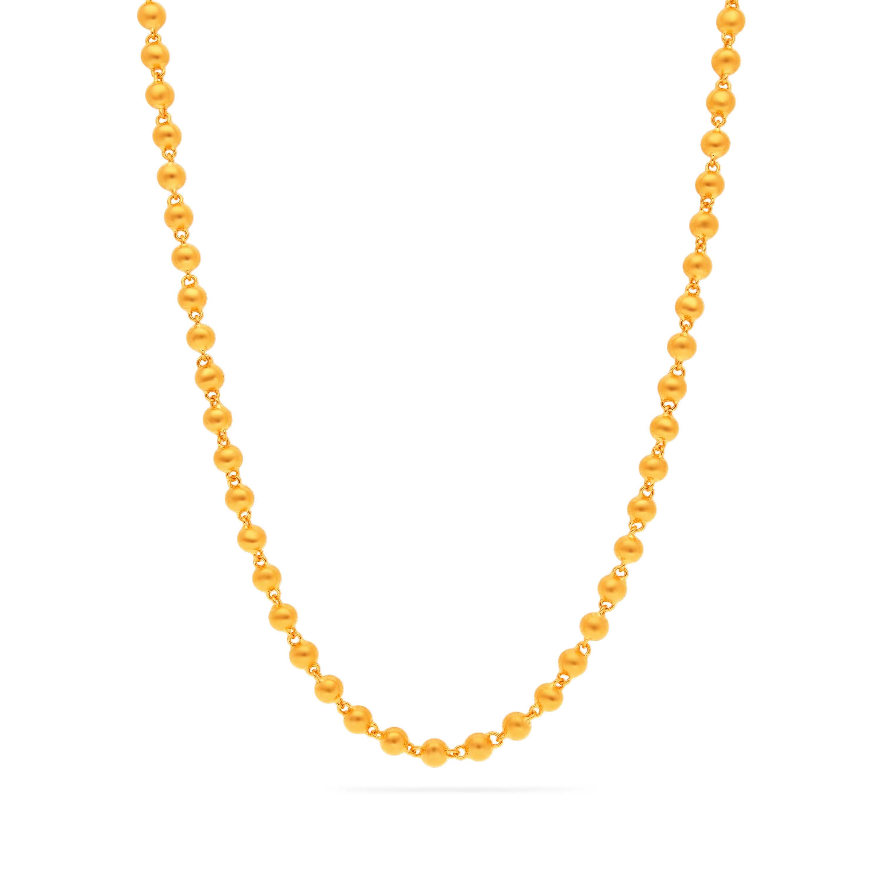 Traditionally Crafted 22KT Gold Manimala For Women