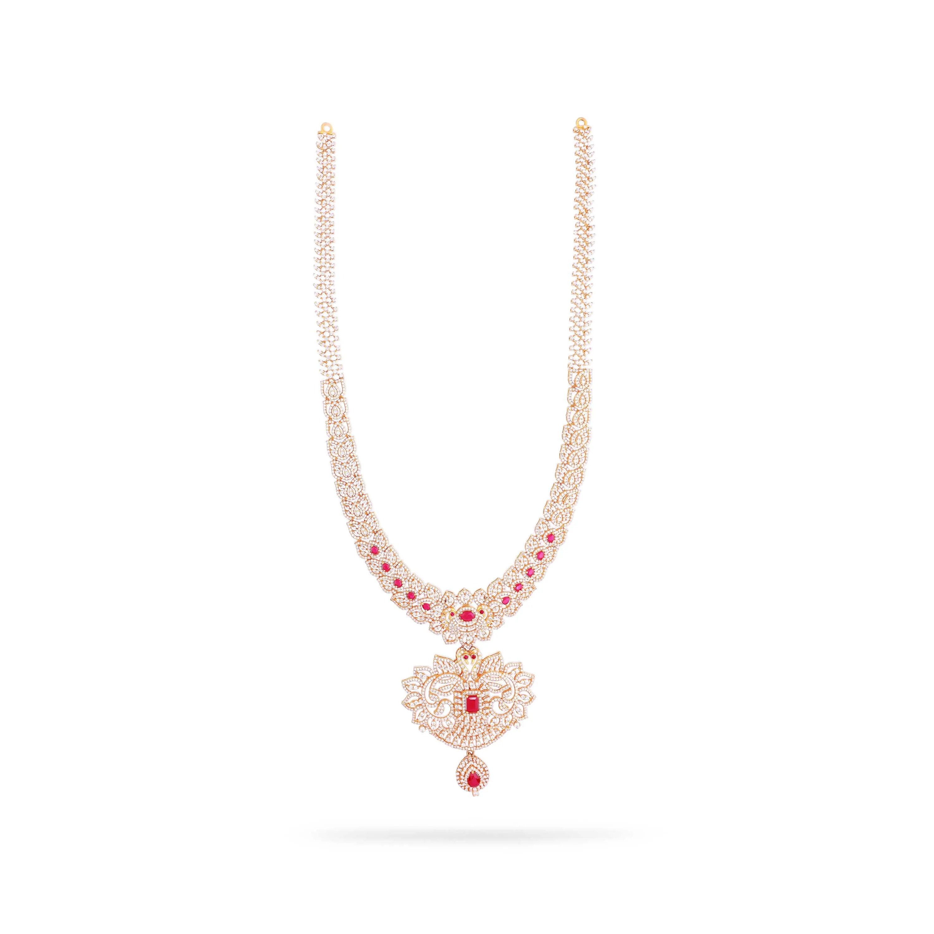 Studded And Detailed 22KT Gold Fancy Chain